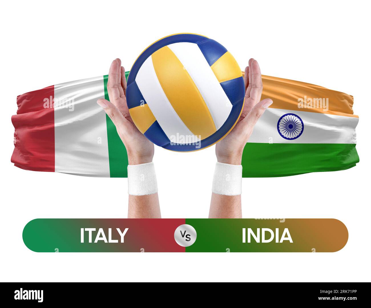 Italy vs India national teams volleyball volley ball match competition ...