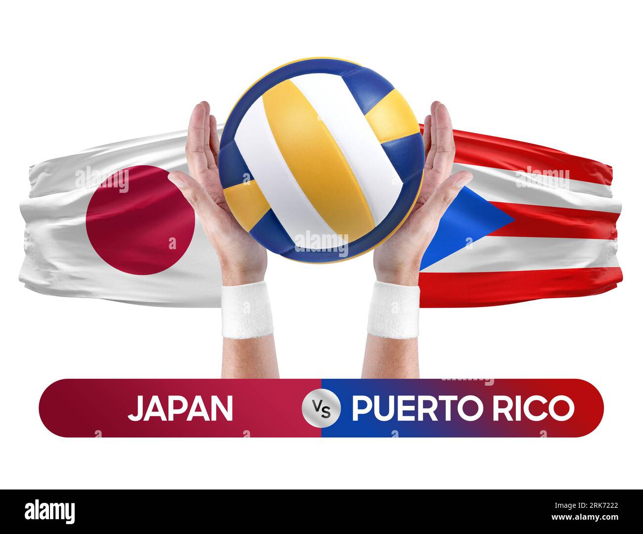 Japan vs Puerto Rico national teams volleyball volley ball match ...