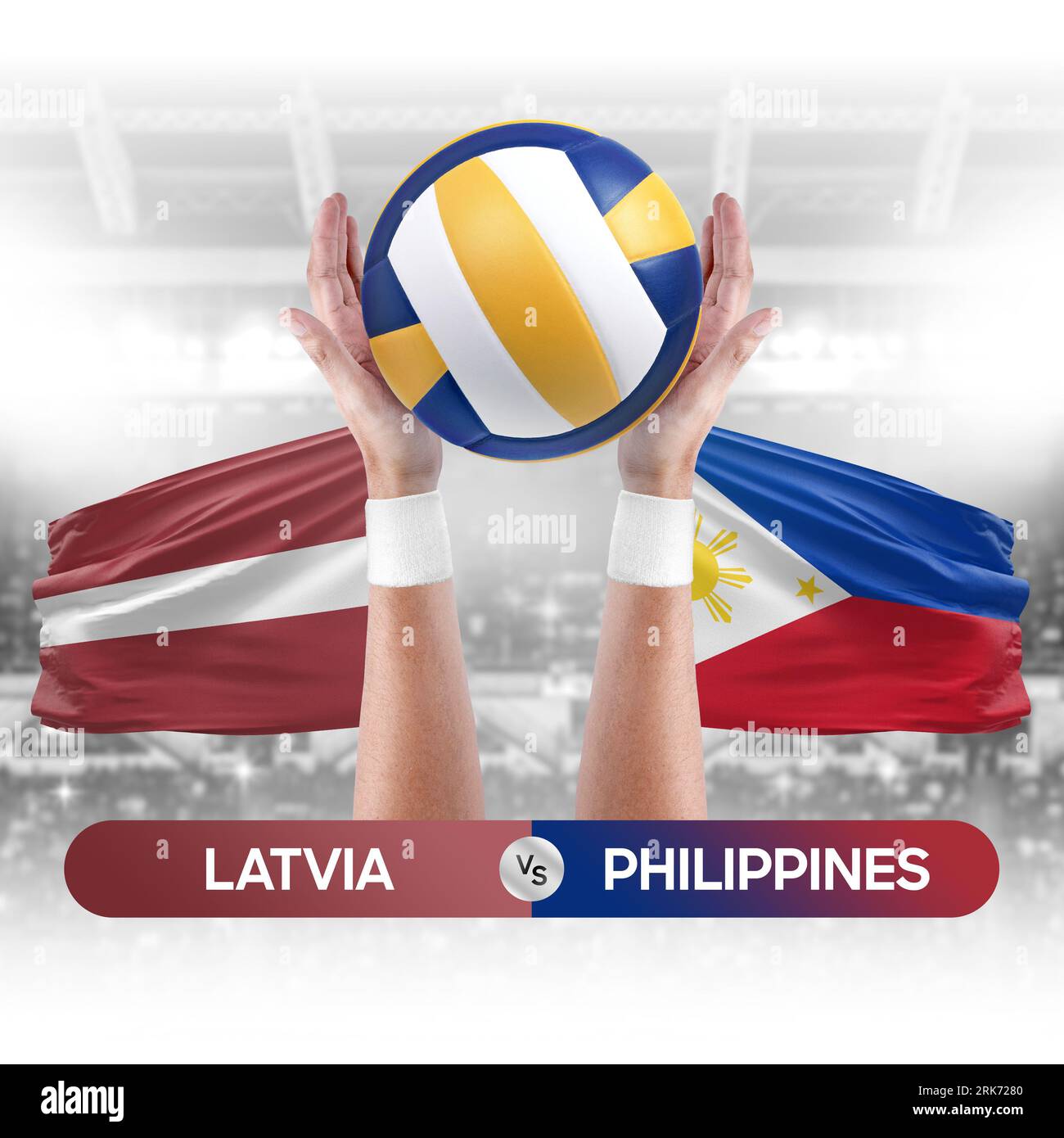 Latvia vs philippines hi-res stock photography and images - Alamy