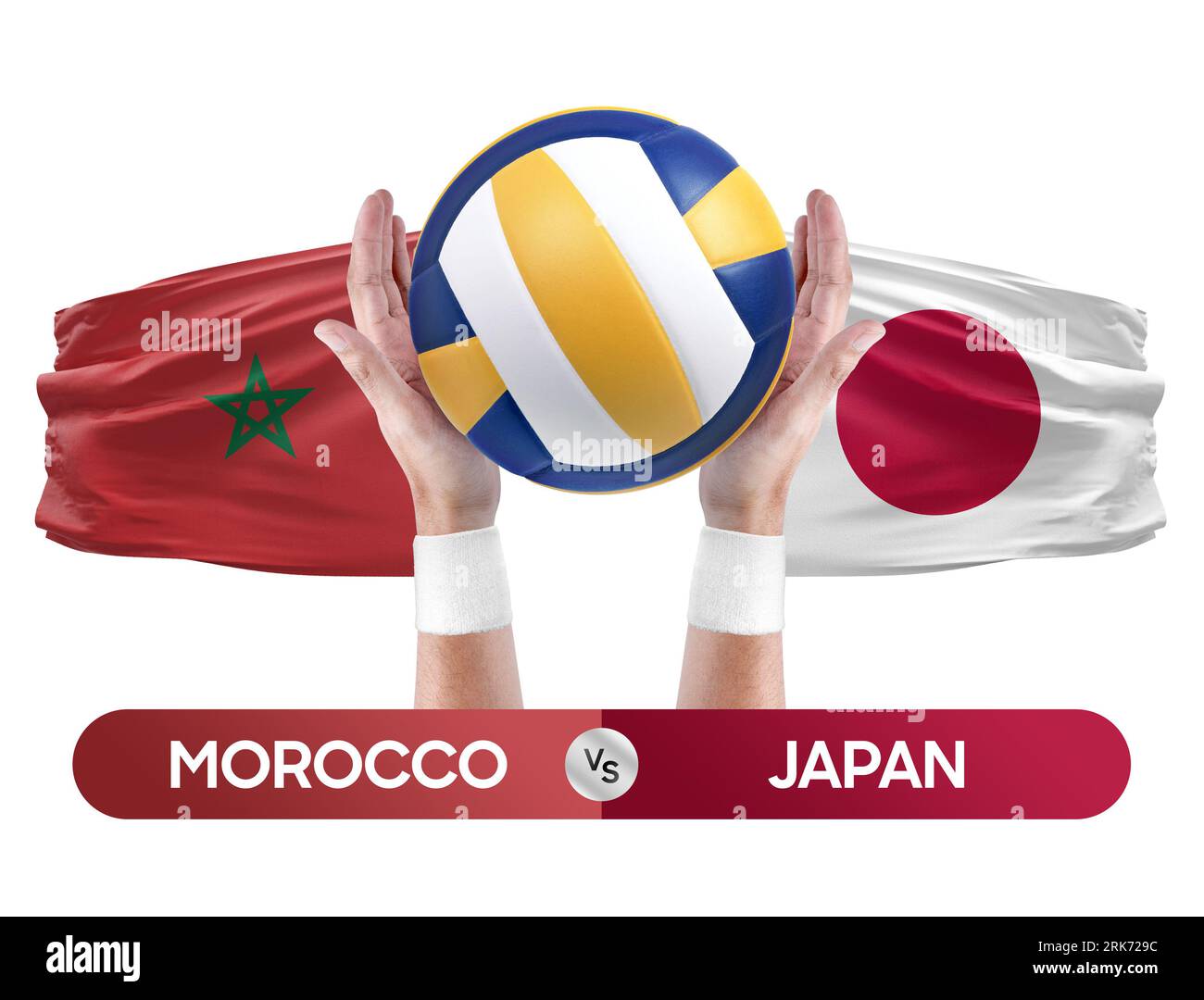 Morocco vs Japan national teams volleyball volley ball match ...
