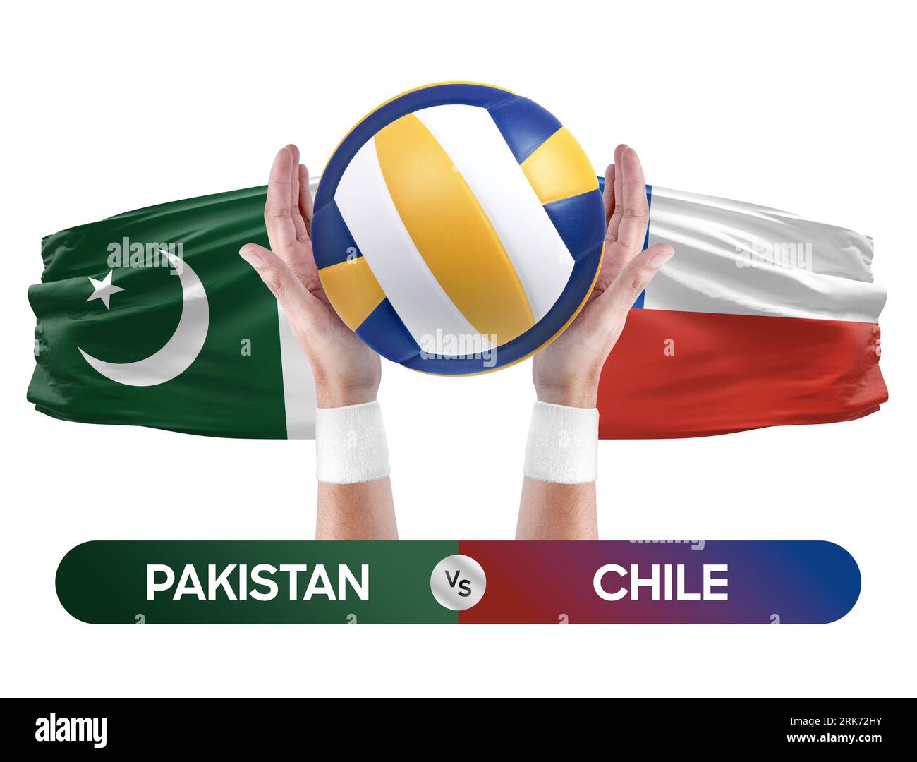 Pakistan vs Chile national teams volleyball volley ball match ...
