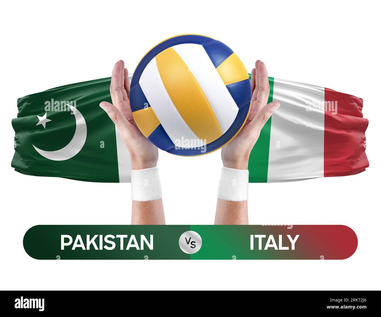 Pakistan vs Italy national teams volleyball volley ball match ...