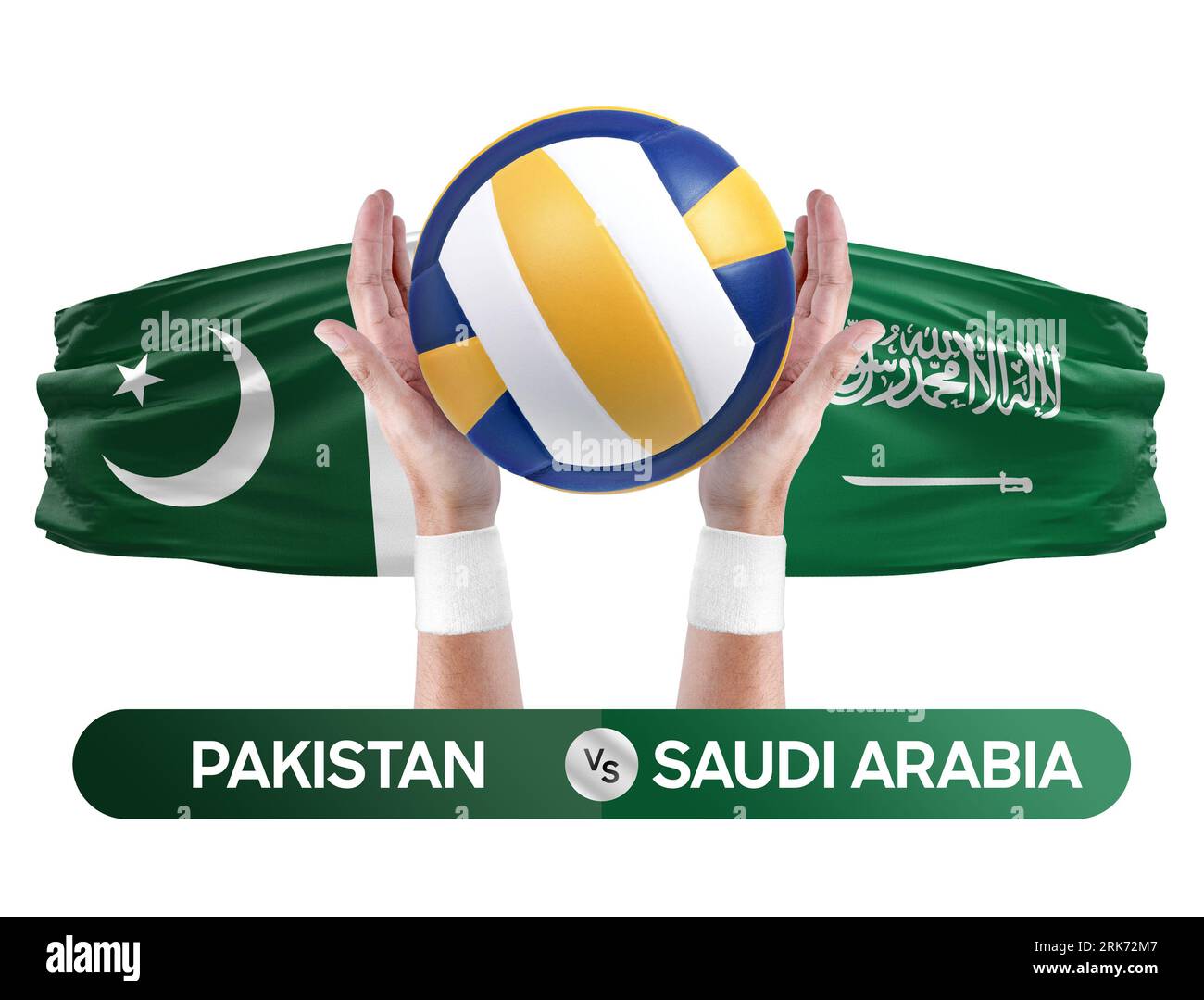 Pakistan vs Saudi Arabia national teams volleyball volley ball match ...