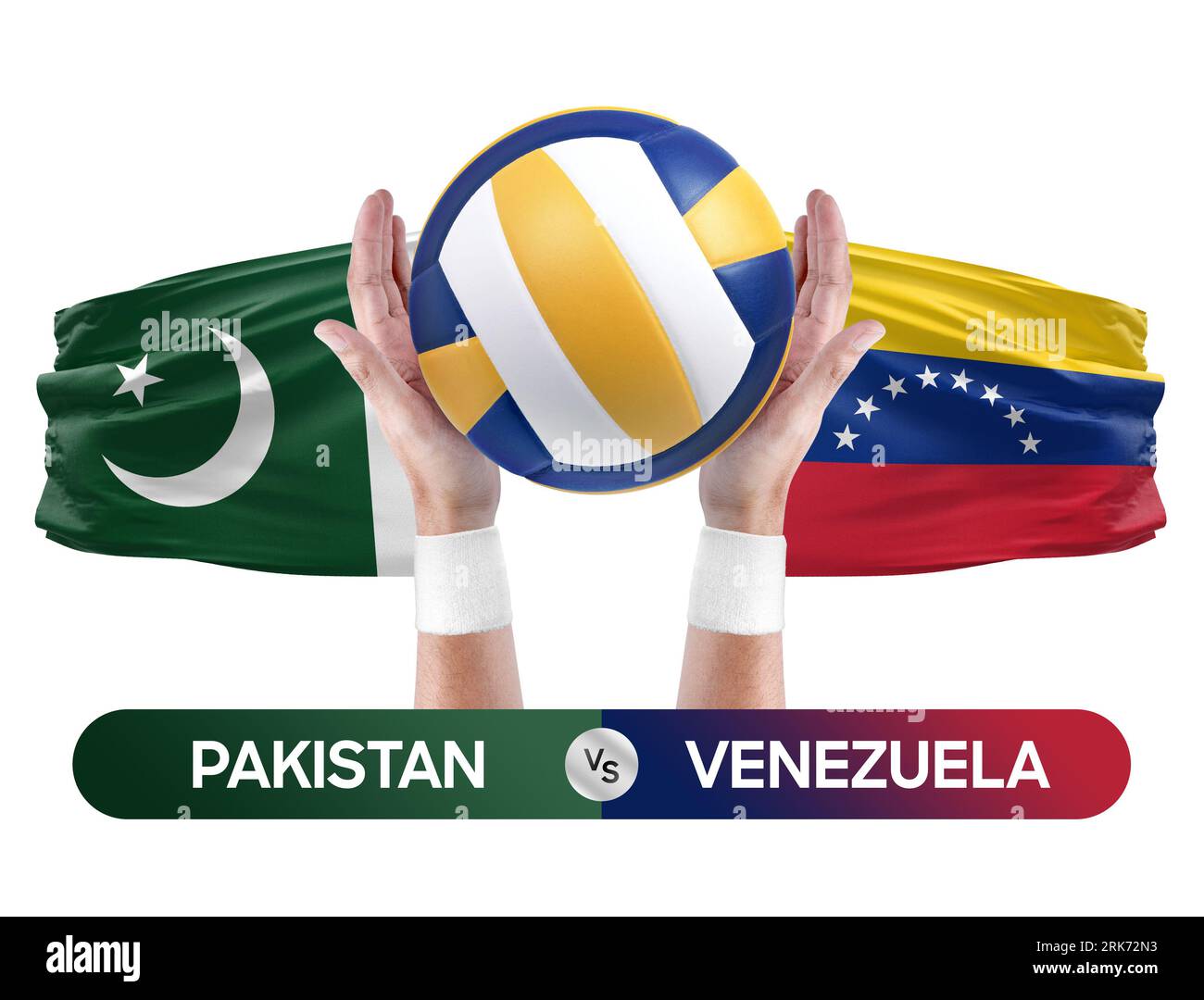 Pakistan vs Venezuela national teams volleyball volley ball match ...