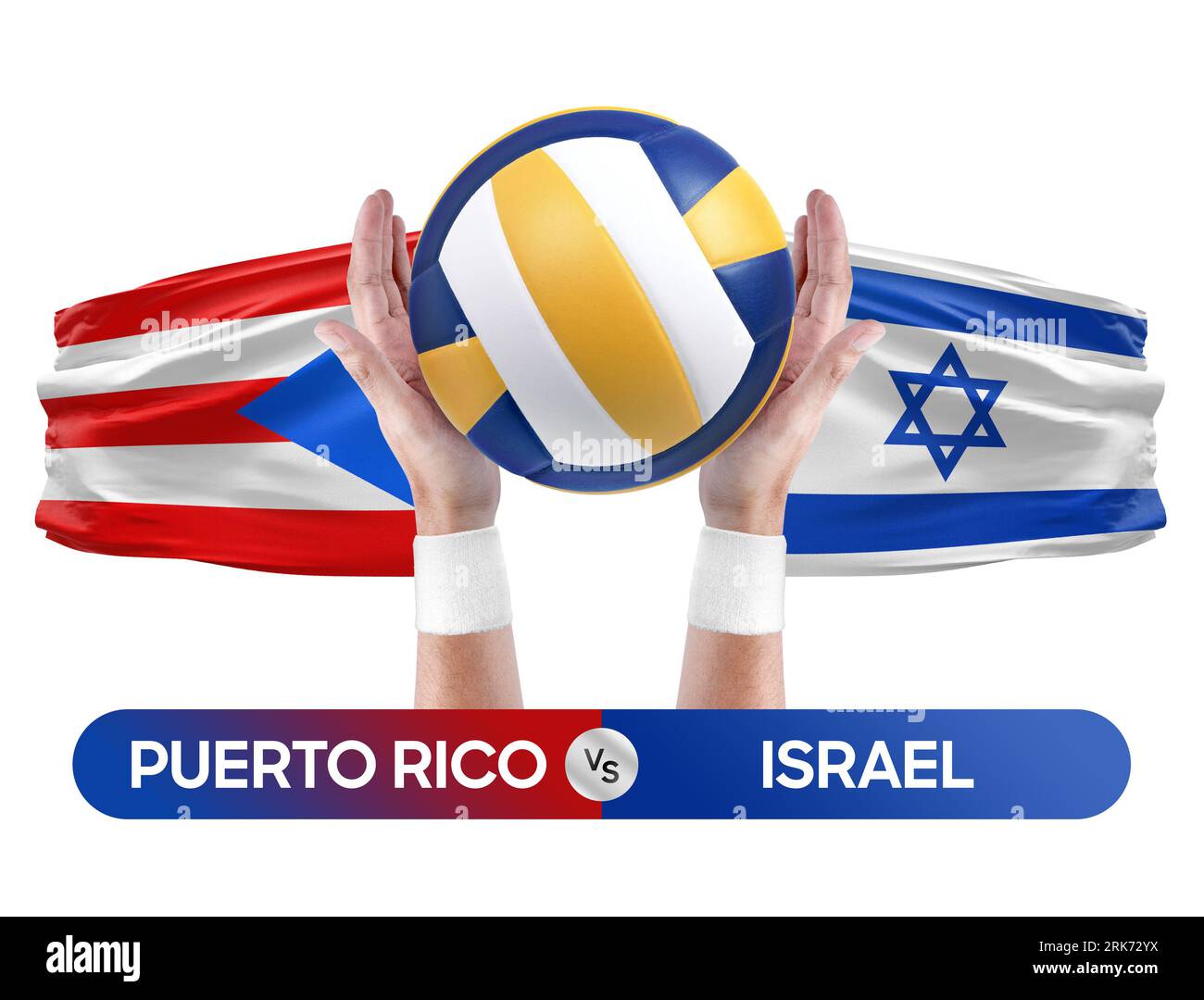 Puerto Rico vs Israel national teams volleyball volley ball match ...