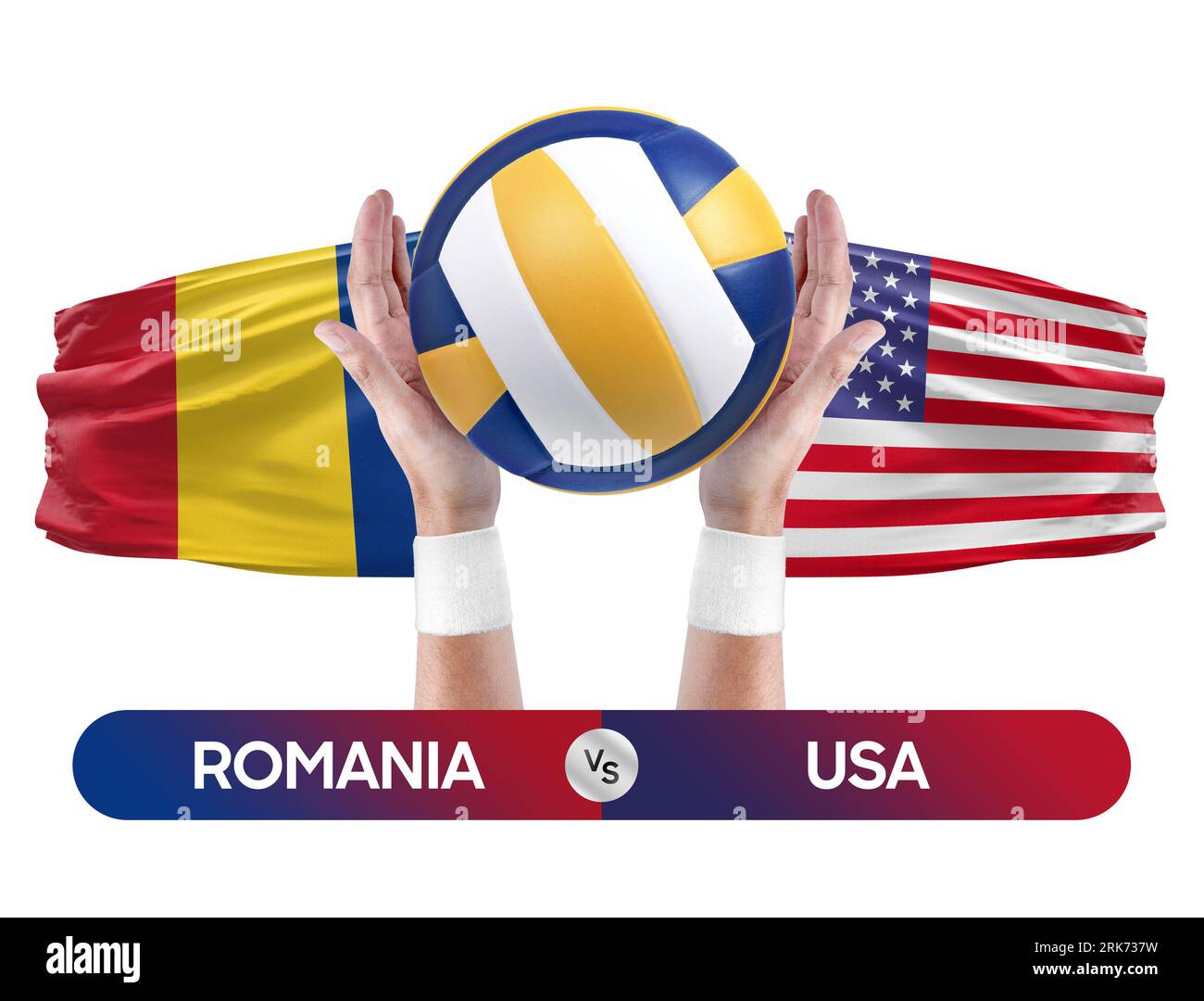Romania volleyball men Cut Out Stock Images & Pictures - Alamy