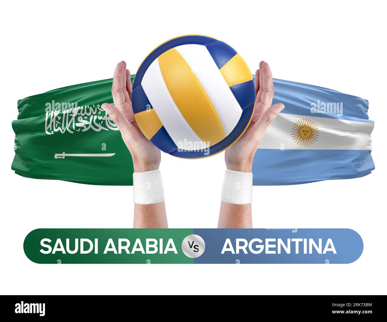 Saudi Arabia vs Argentina national teams volleyball volley ball match ...