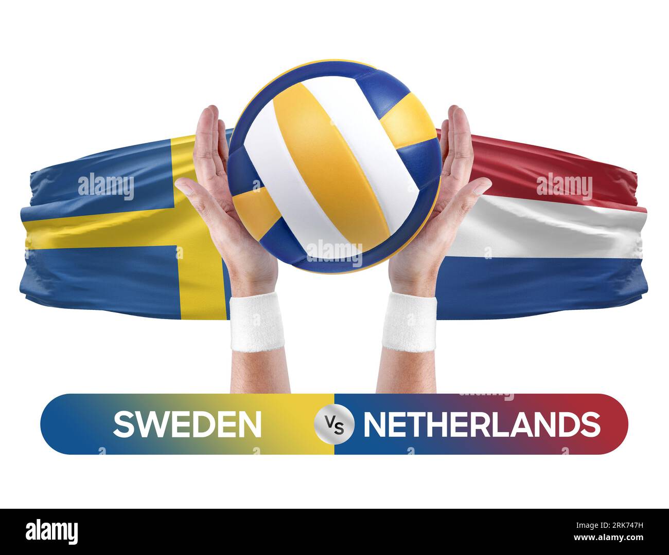 Sweden vs Netherlands national teams volleyball volley ball match ...