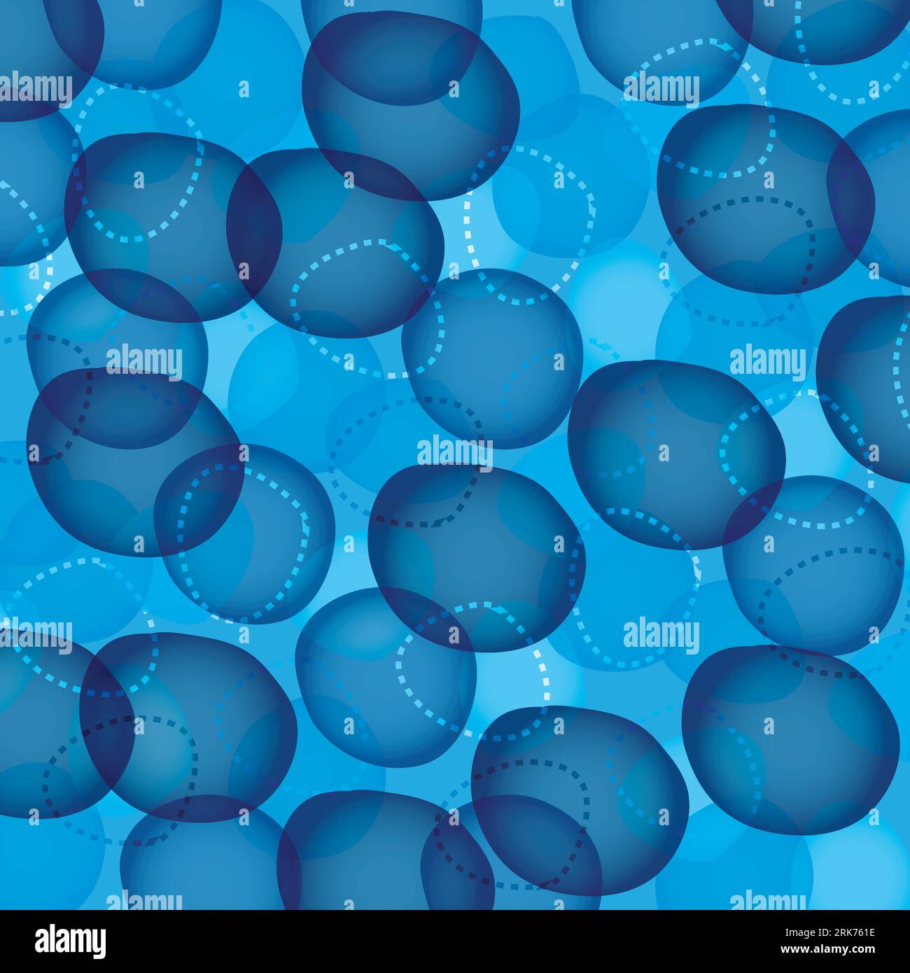 Seamless round bubbles pattern Stock Vector Image & Art - Alamy