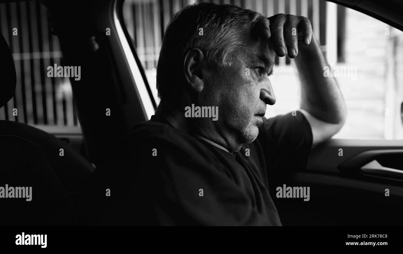 Lonely Older Person in Desperate Dire Circumstances, Struggling in ...