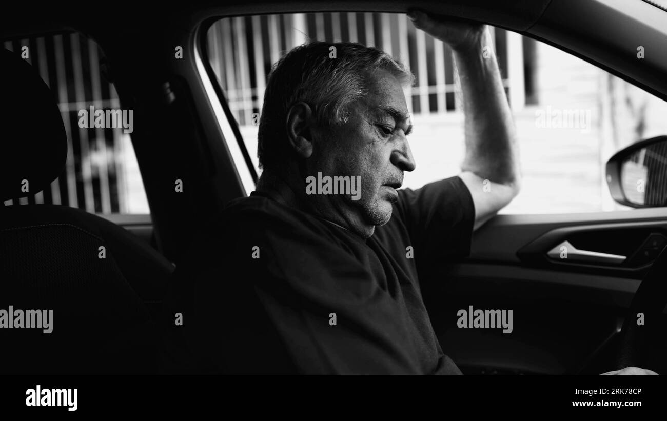 Lonely Older Person in Desperate Dire Circumstances, Struggling in ...