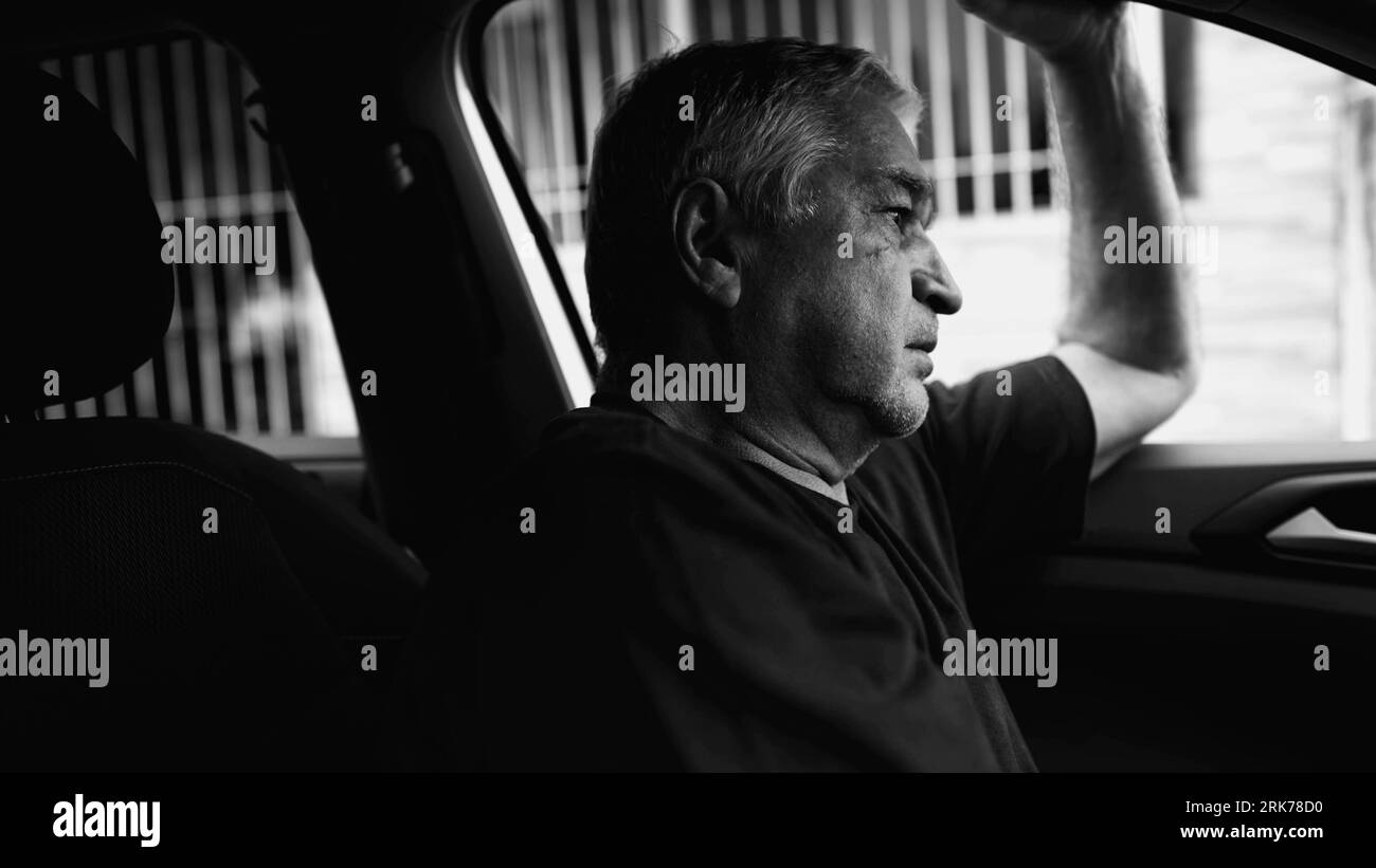 Lonely Older Person in Desperate Dire Circumstances, Struggling in ...