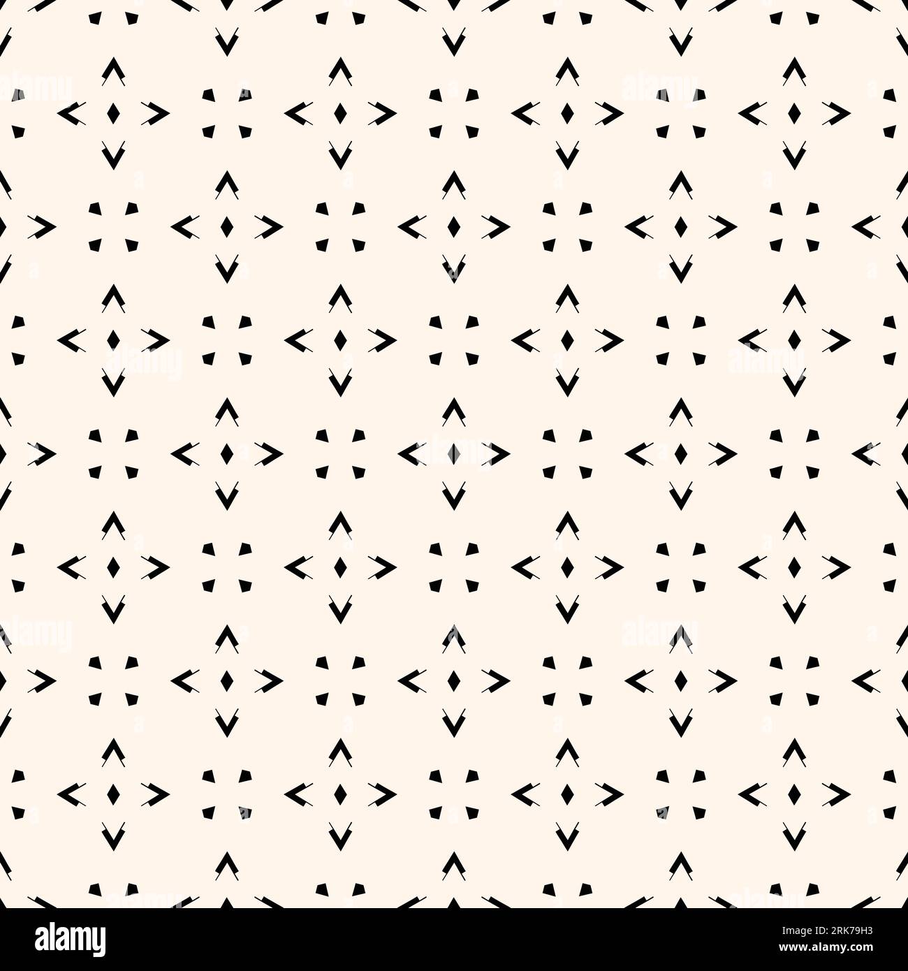 Simple minimalist geometric seamless pattern. Abstract monochrome ...