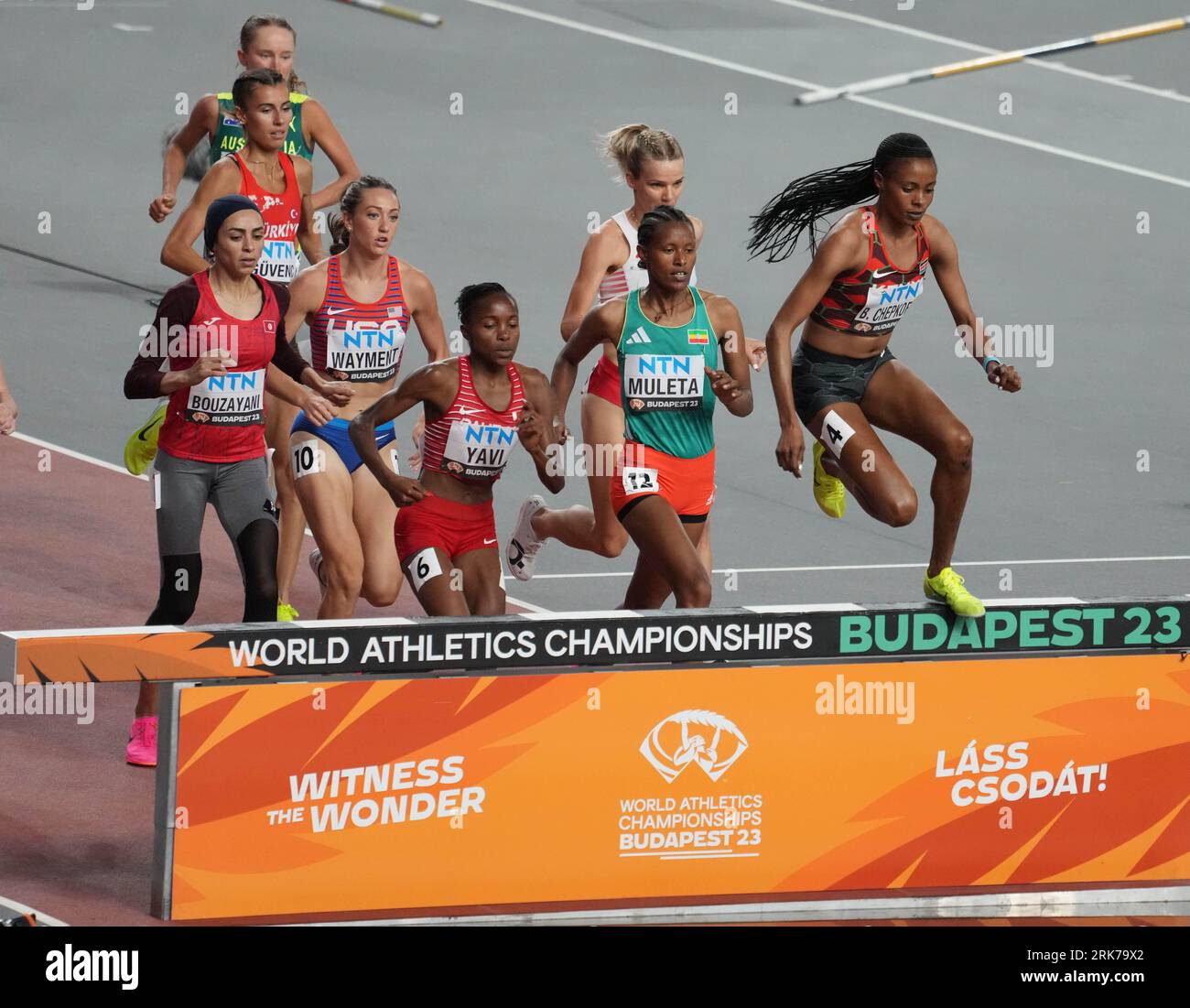 Marwa BOUZAYANI of TUN , Courtney WAYMENT of USA , Winfred Mutile YAVI ...