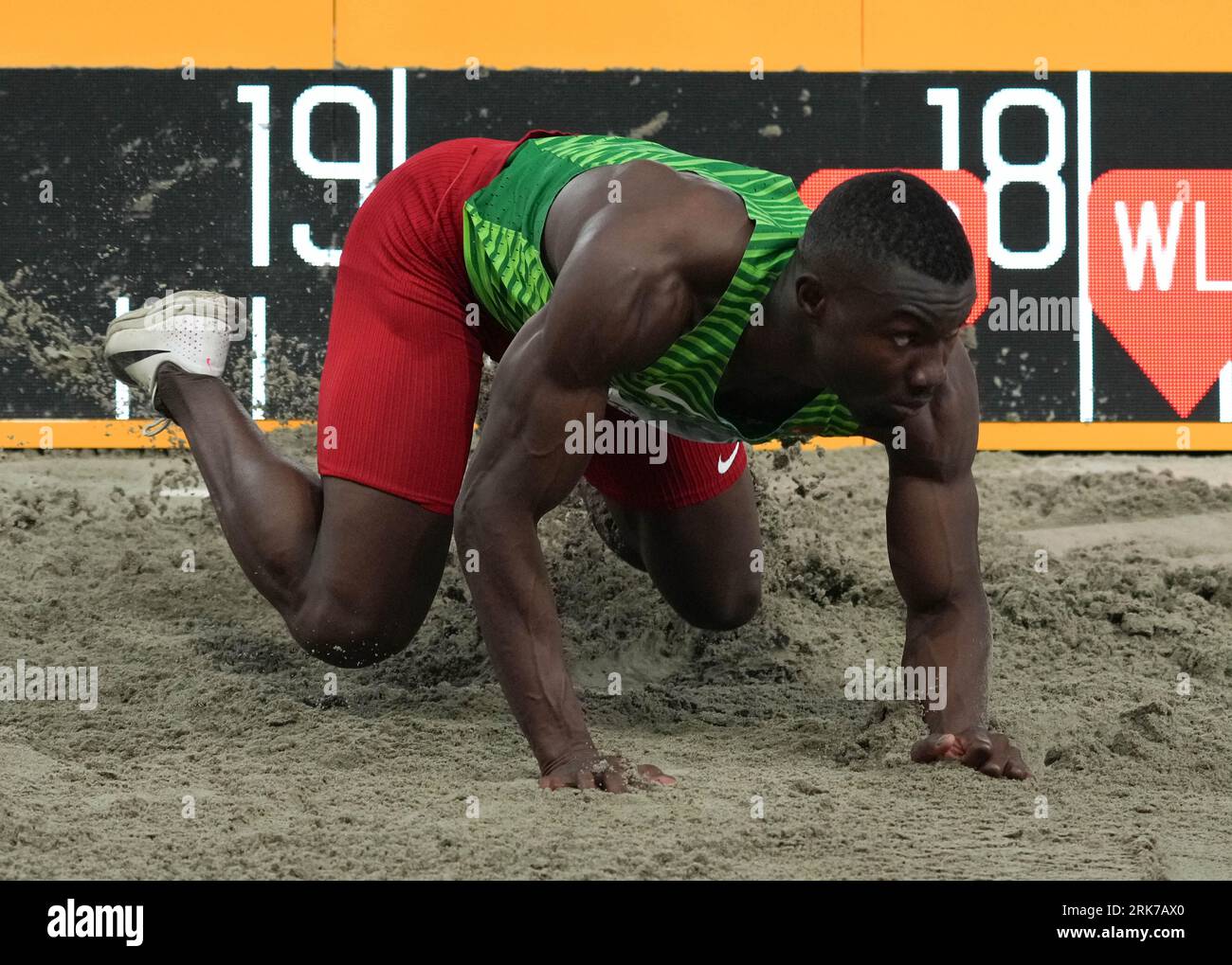 Hugues Fabrice ZANGO of BUR Final TRIPLE JUMP MEN during the World ...