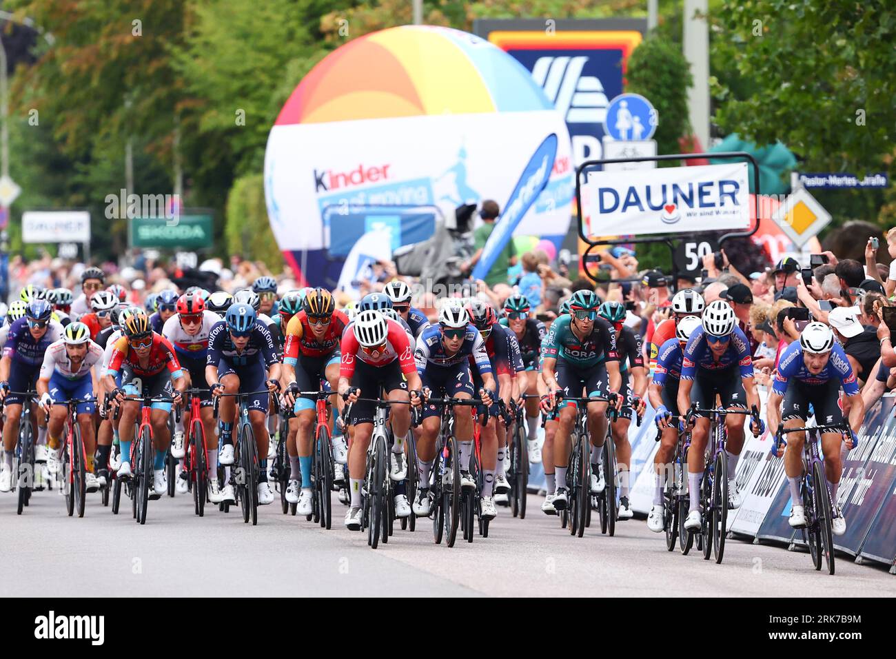 Merzig, Germany. 24th Aug, 2023. Cycling: Tour of Germany, St. Wendel ...