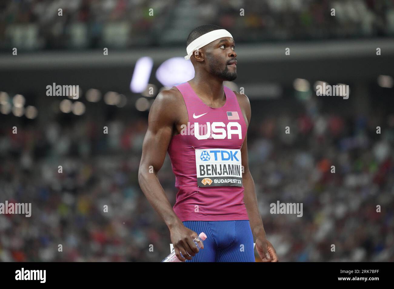 Rai BENJAMIN of USA Final 400 METRES HURDLES MEN during the World ...