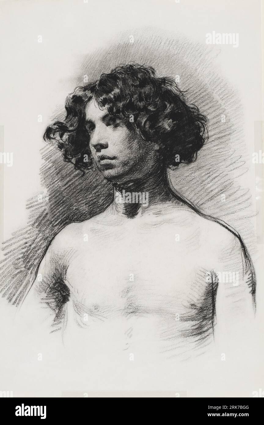 Giovanotto Ciociaro 1890 by Rafael Romero de Torres Stock Photo - Alamy