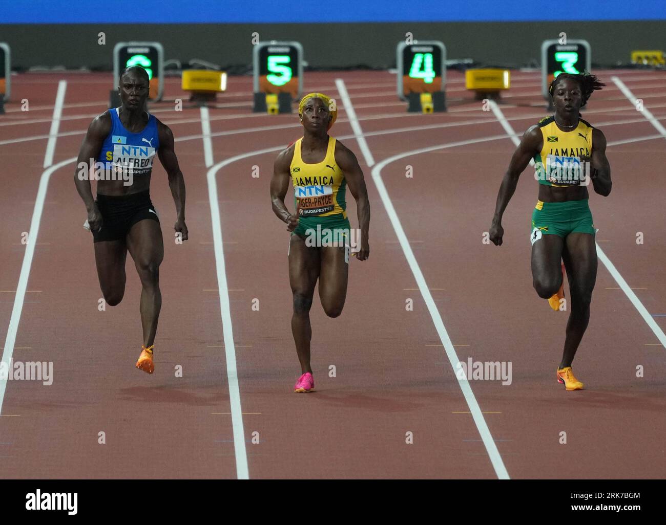 Shelly ann fraser pryce budapest 2023 hi-res stock photography and ...