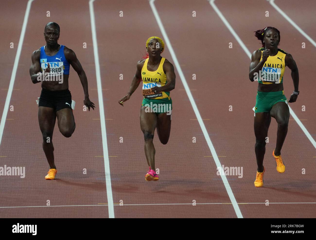 Shelly ann fraser pryce budapest 2023 hi-res stock photography and ...