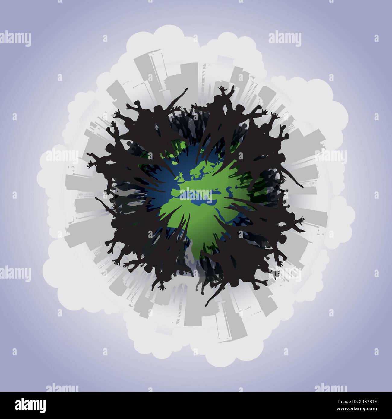 People background: eco, earth Stock Vector Image & Art - Alamy