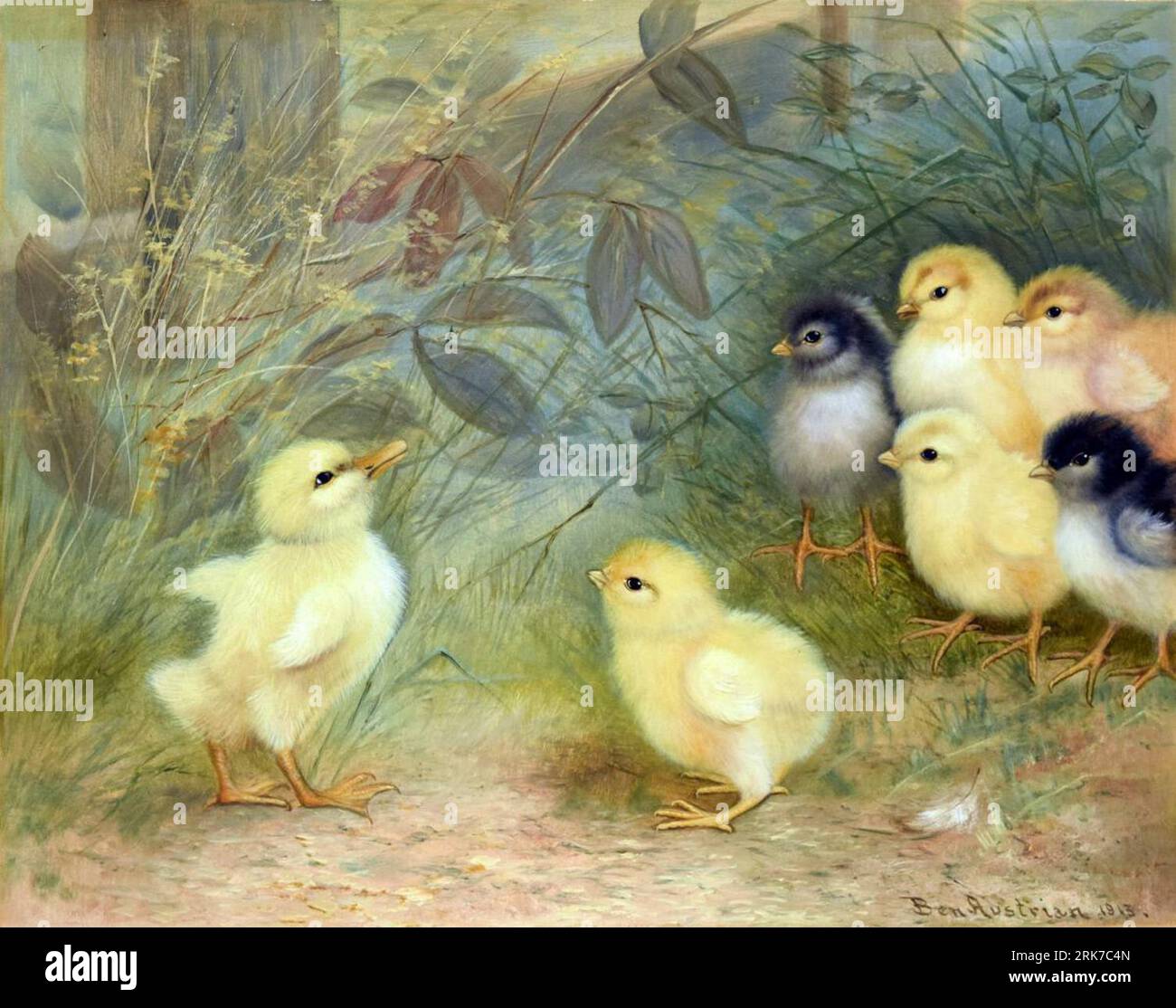 You Don't Belong to Our Crowd 1913 by Ben Austrian Stock Photo - Alamy