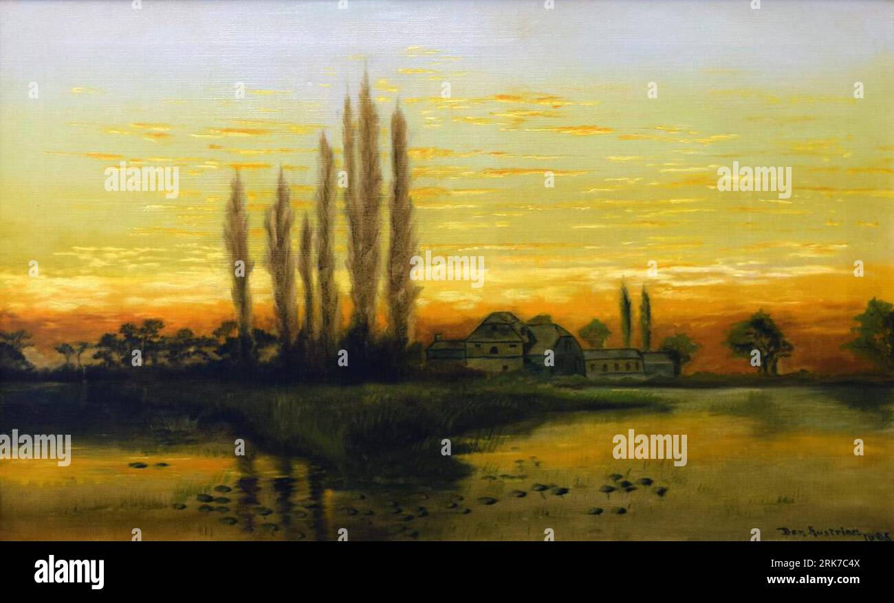 Morning in Brittany 1885 by Ben Austrian Stock Photo - Alamy