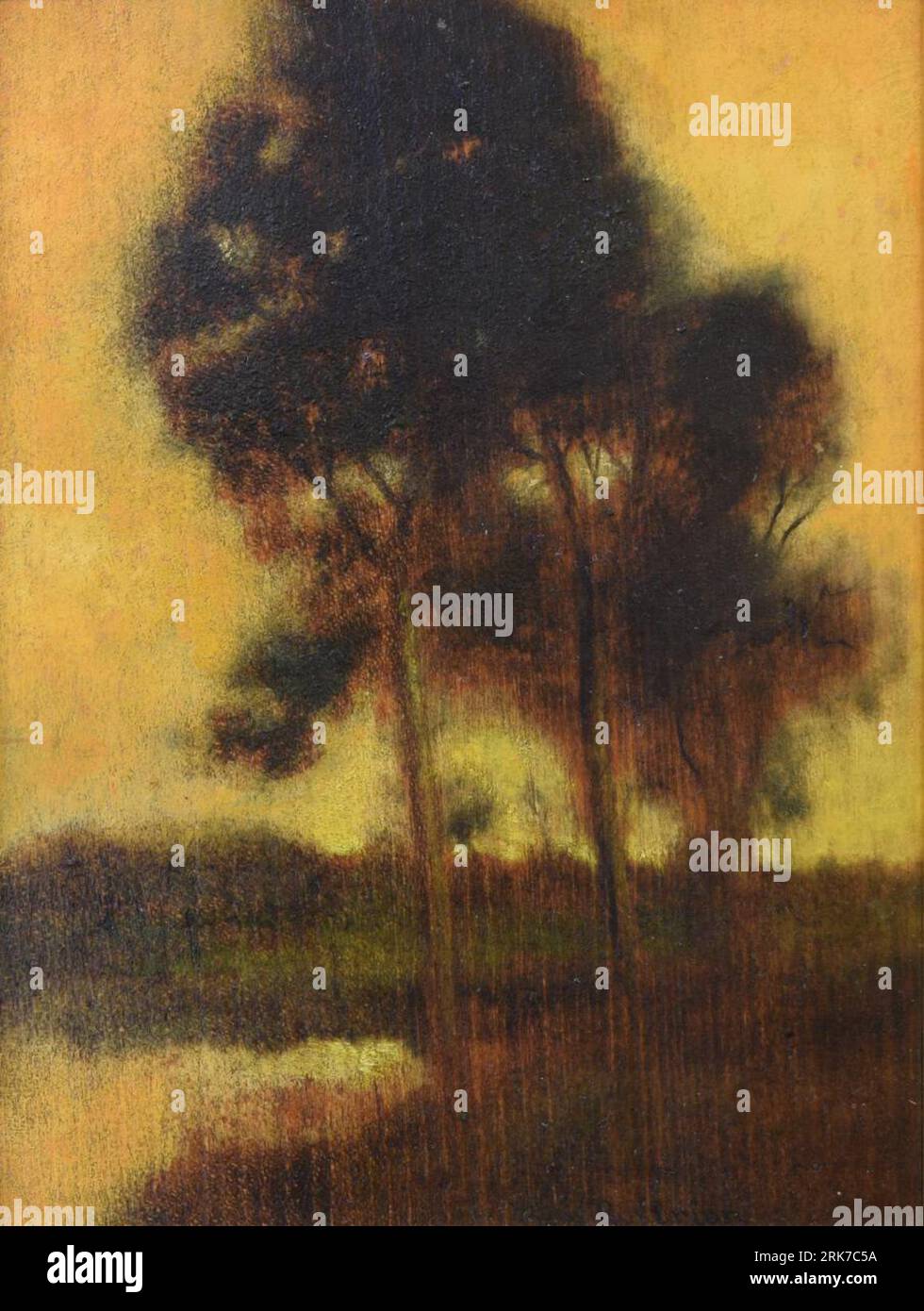 Landscape with Three Trees circa 1915 by Ben Austrian Stock Photo - Alamy