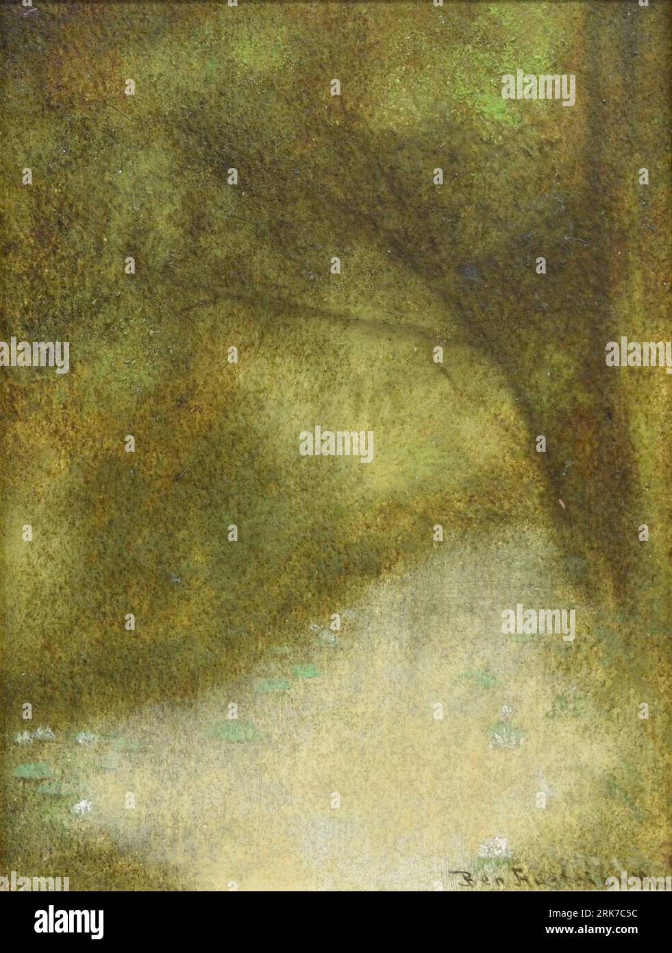 Landscape with Lily Pond 1916 by Ben Austrian Stock Photo - Alamy