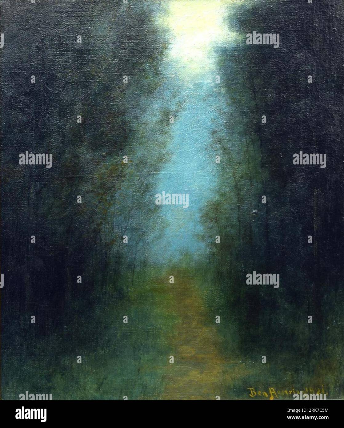 Landscape - Woodland Scene 1921 by Ben Austrian Stock Photo - Alamy