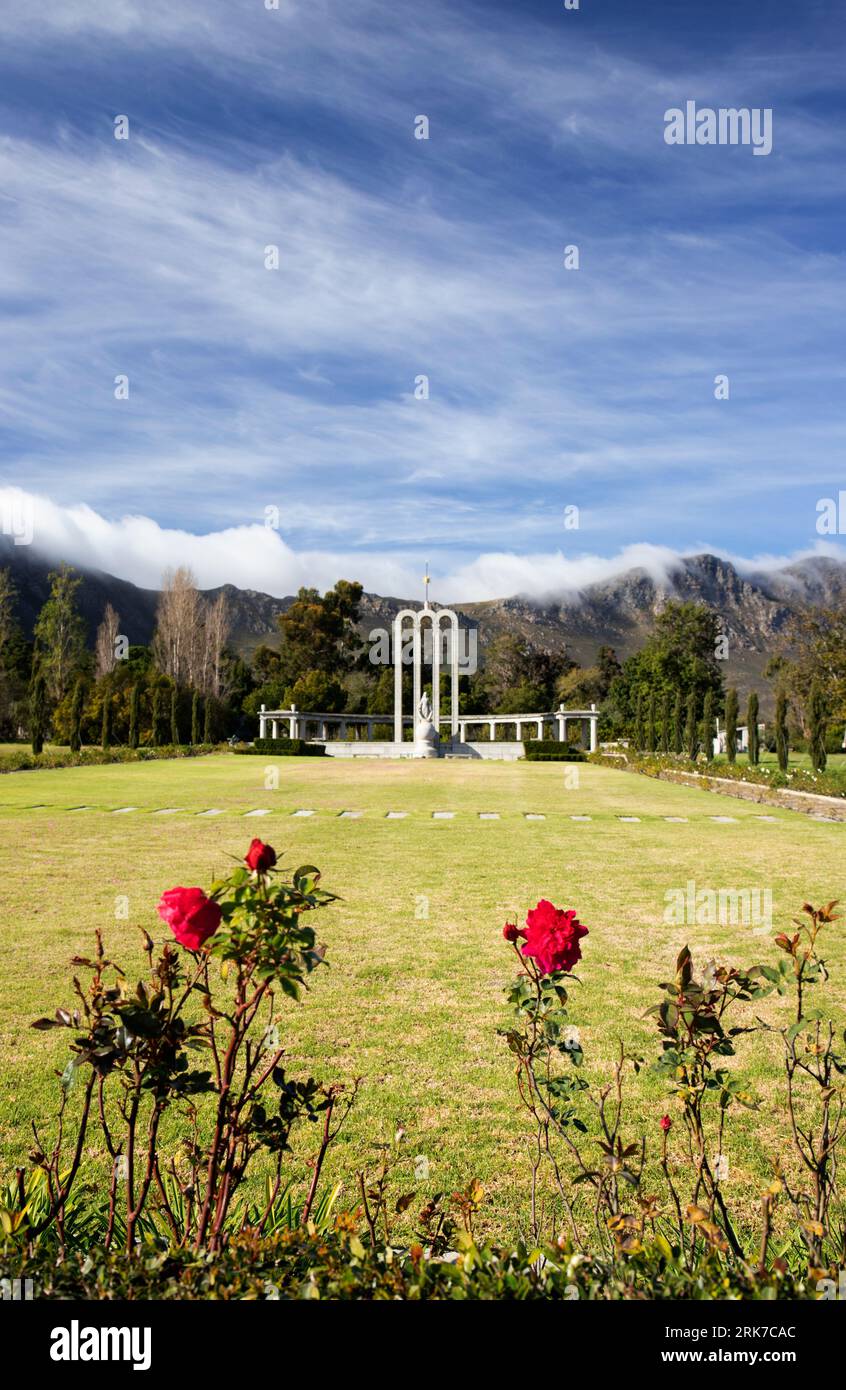 Huguenot Monument in Franschhoek, South Africa Stock Photo - Alamy