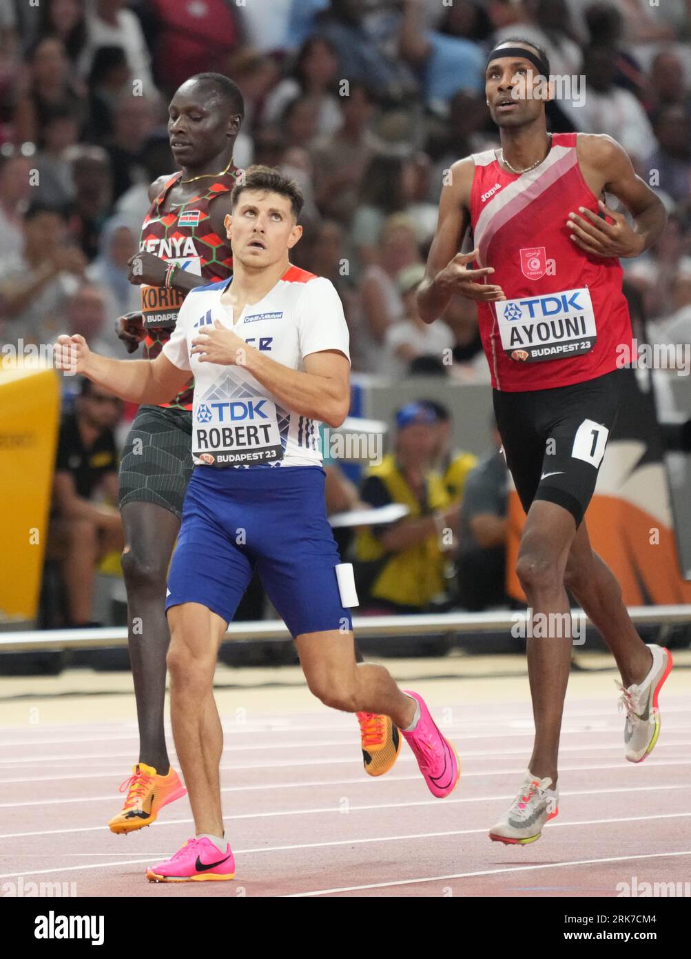 Benjamin ROBERT of FRA Heat 5 800 METRES MEN during the World Athletics ...