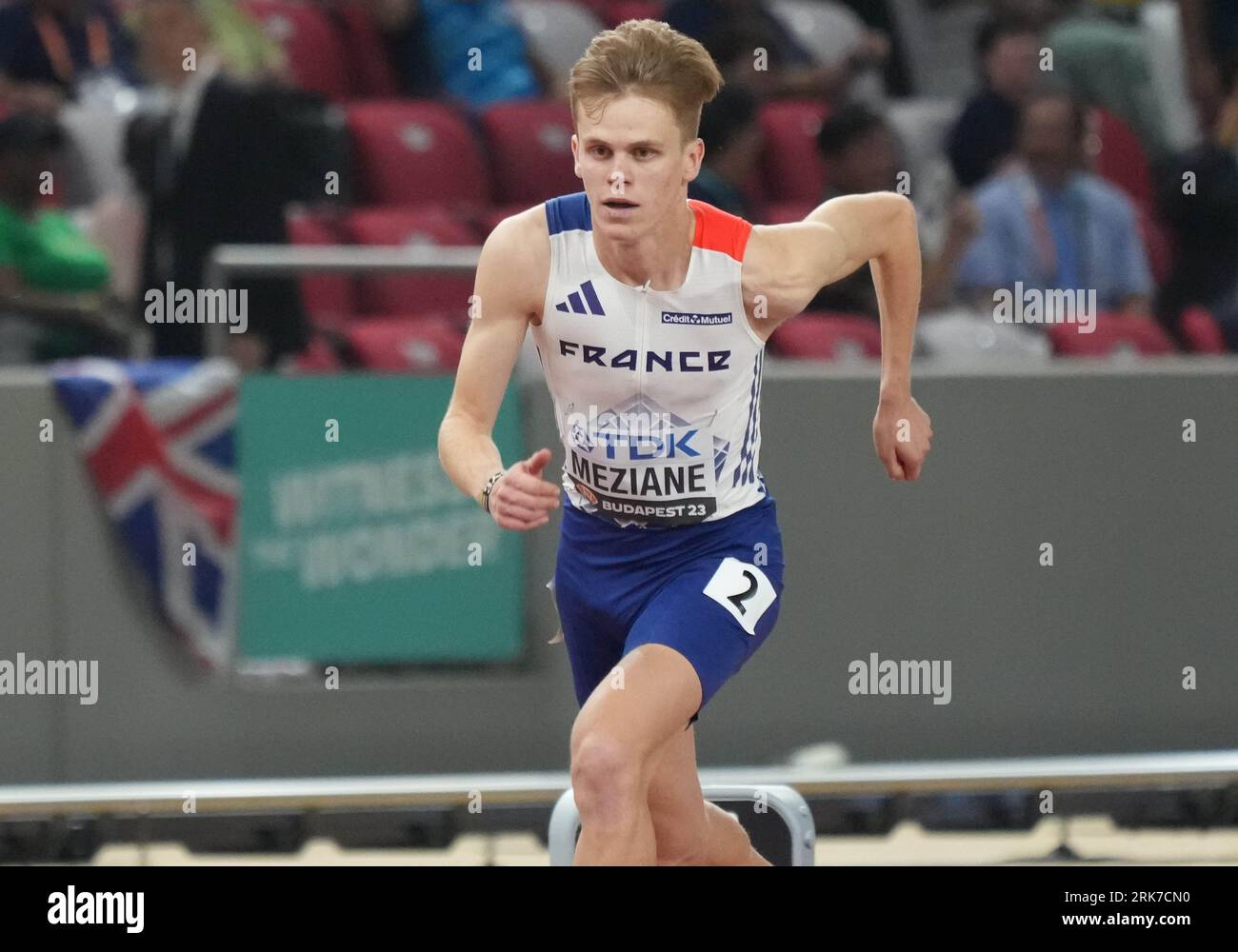 Yanis MEZIANE of FRA Heat 7 800 METRES MEN during the World Athletics ...