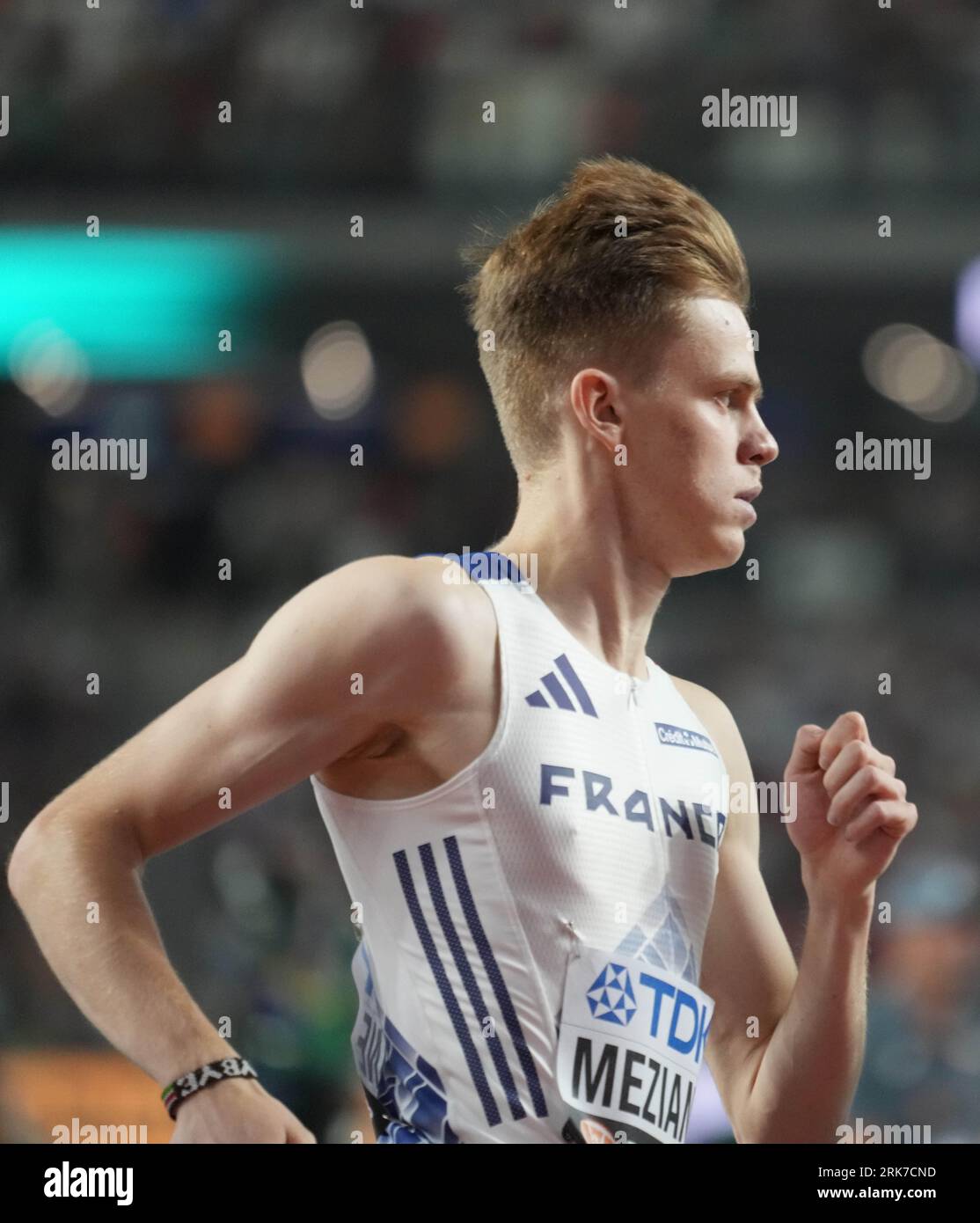 Yanis MEZIANE of FRA Heat 7 800 METRES MEN during the World Athletics ...
