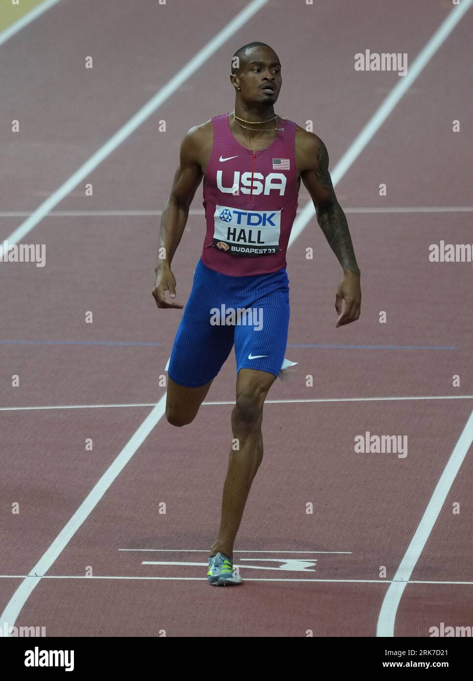 Quincy HALL of USA Heat 2 Semi-Final 400 METRES MEN during the World ...