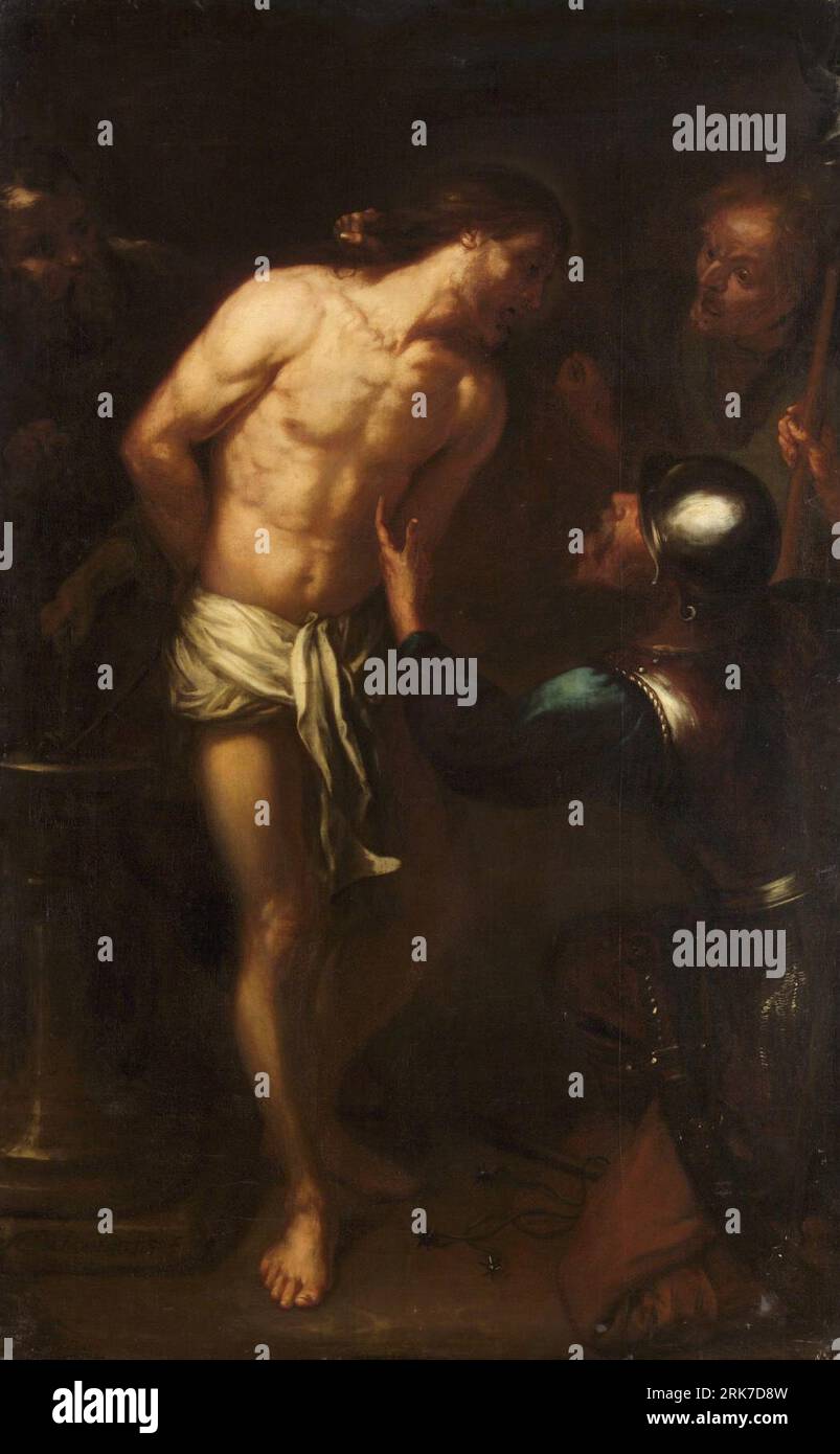 The flagellation of Christ circa 1699 by Anthoni Schoonjans Stock Photo ...