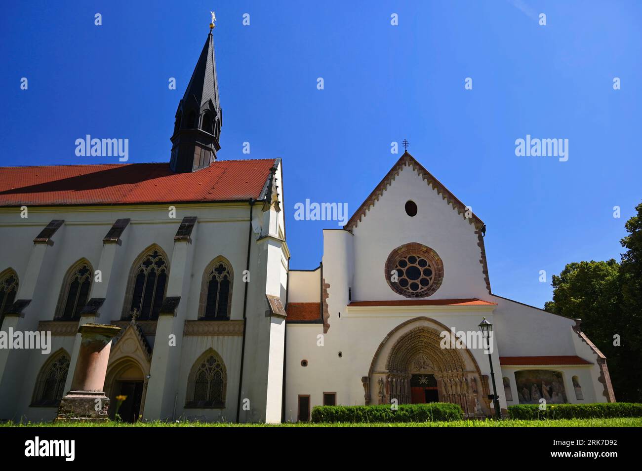 Beautiful old monastery Porta Coeli. Predklasteri u Tisnova Czech ...
