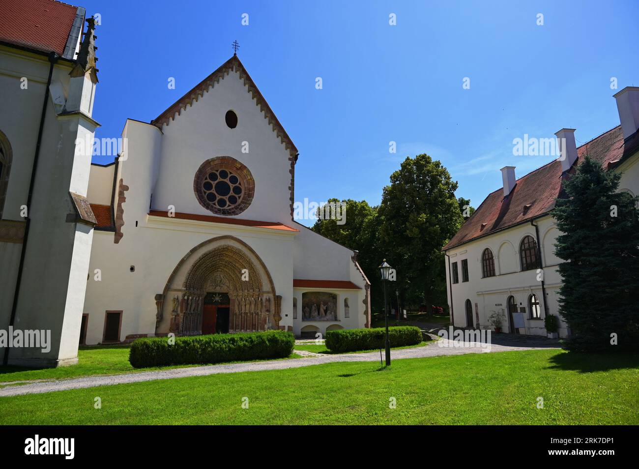 Beautiful old monastery Porta Coeli. Predklasteri u Tisnova Czech ...