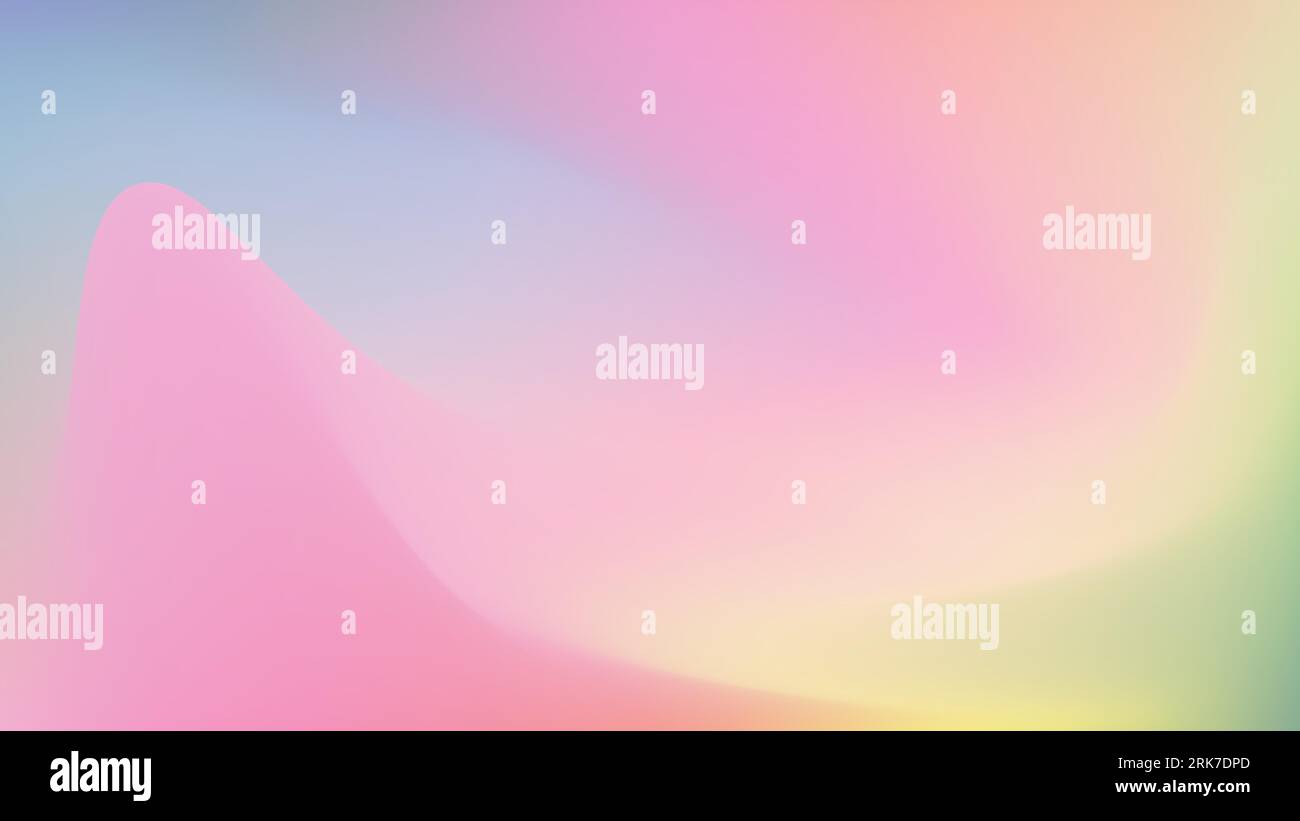 Abstract blurry gradient background in pastel holographic colors ...