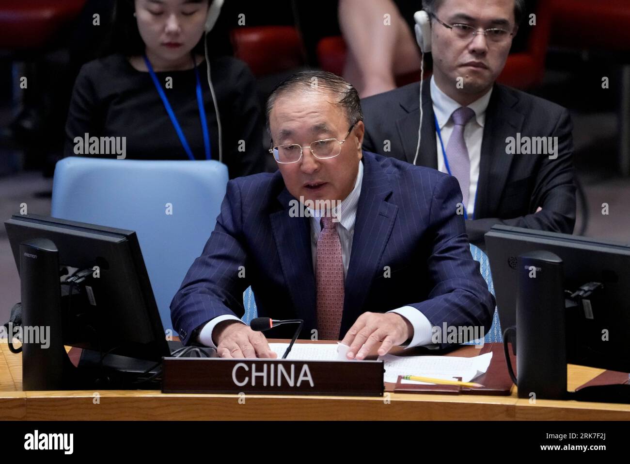 Zhang Jun, Permanent Representative of the People's Republic of China ...