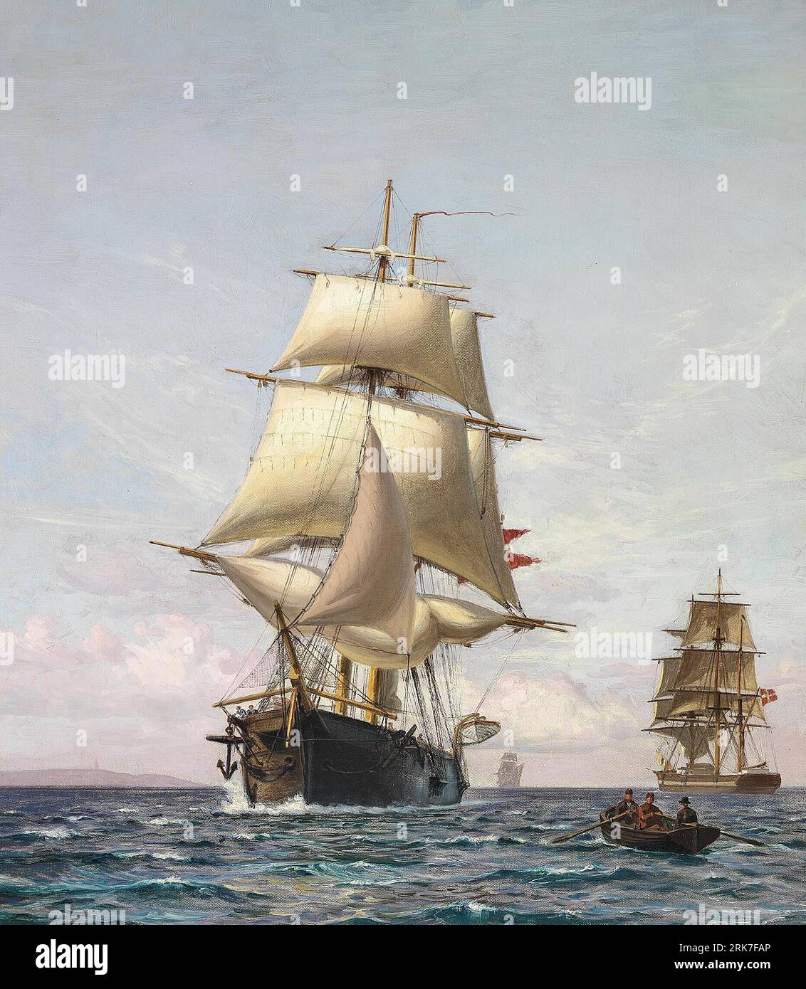 Three fully rigged ships hi-res stock photography and images - Alamy