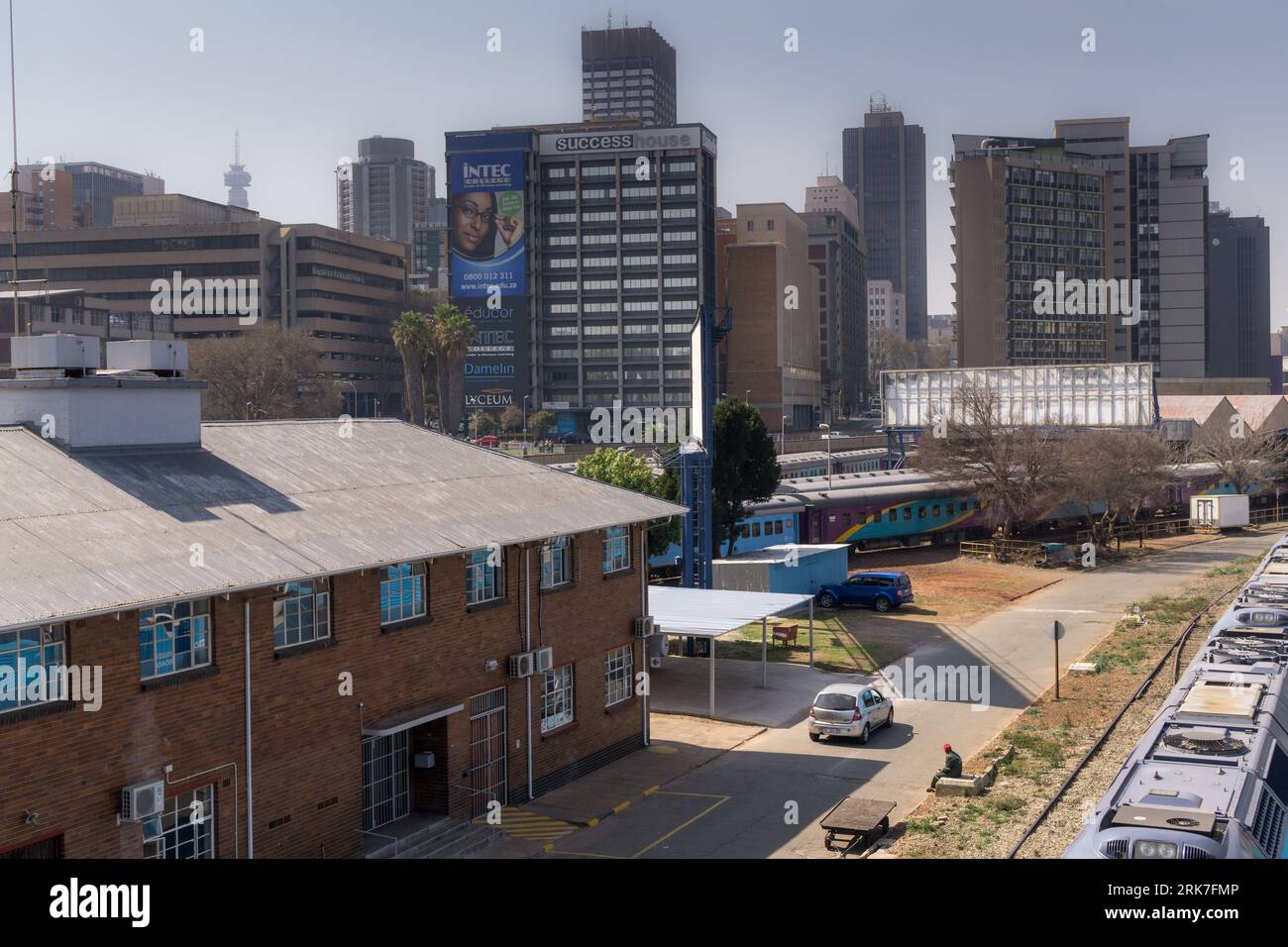 The Central Park Train Station in Downtown Johannesburg Stock Photo - Alamy