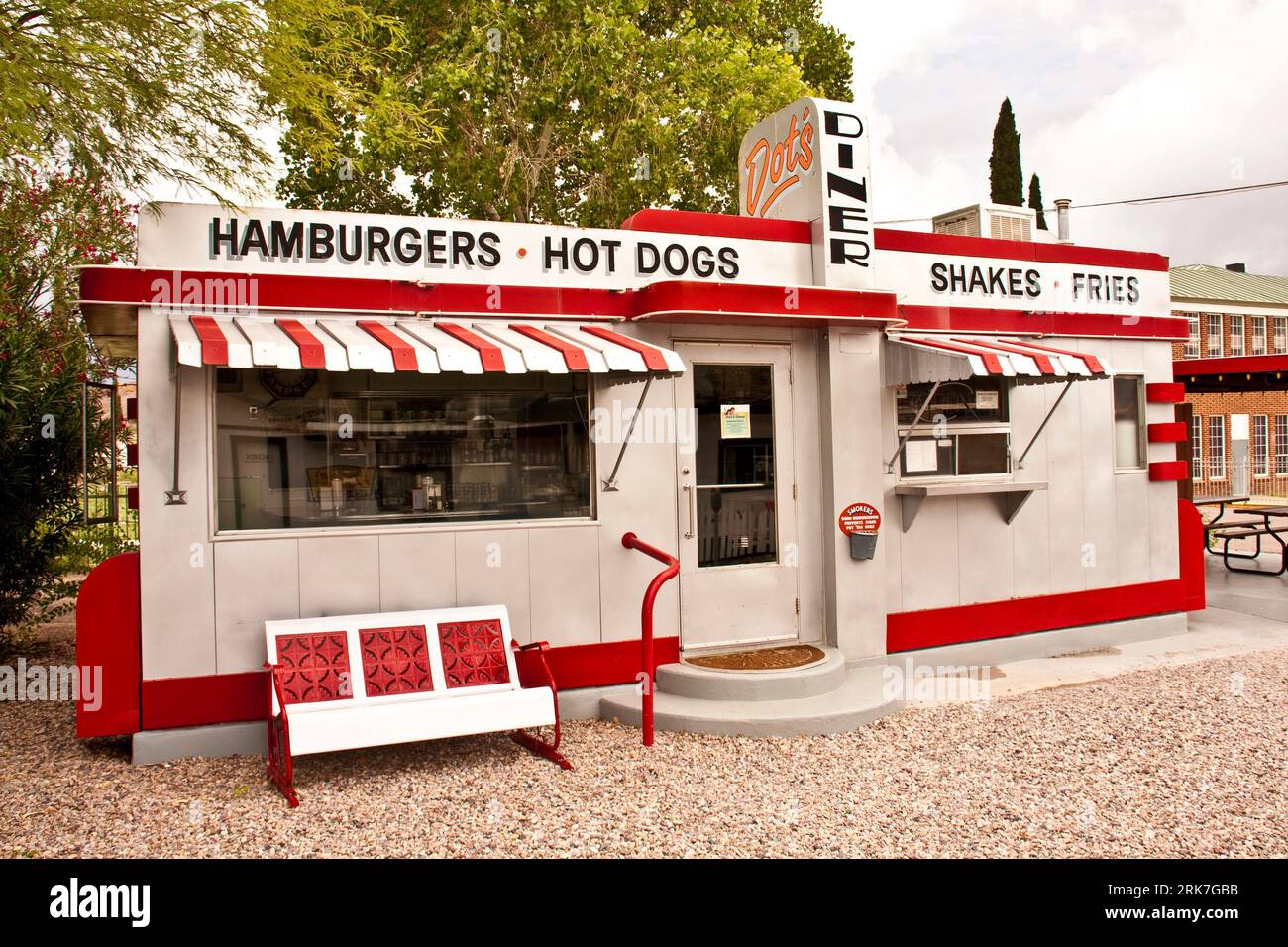 The dots retro diner in Bisbee, AZ Stock Photo - Alamy