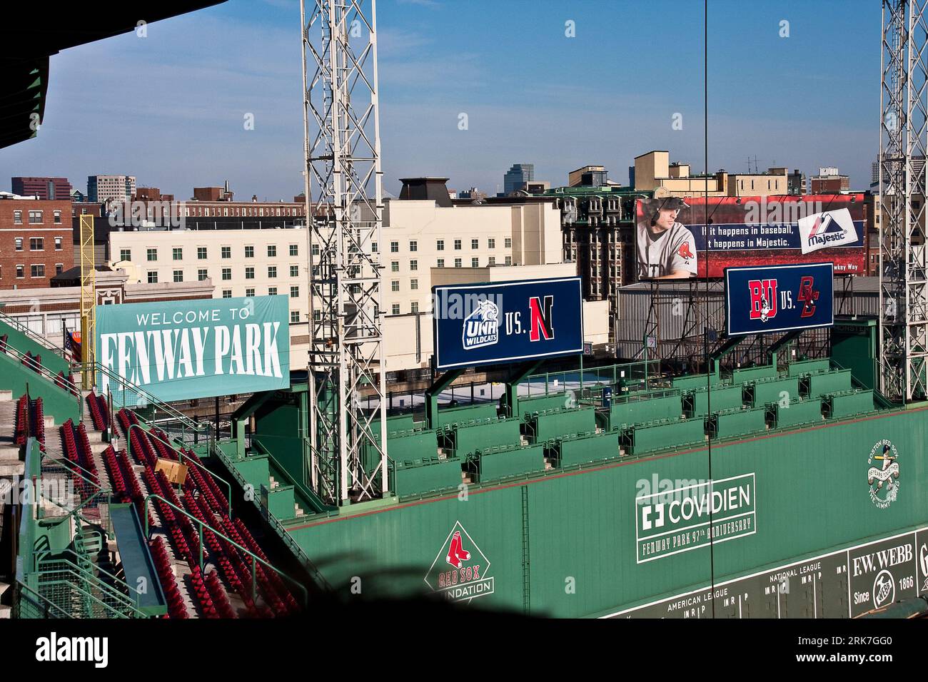 The green monster of fenway hi-res stock photography and images - Alamy