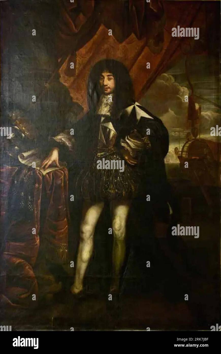 Portrait of Franz Augustin von Waldstein as a Knight of Malta 1660–1670 ...