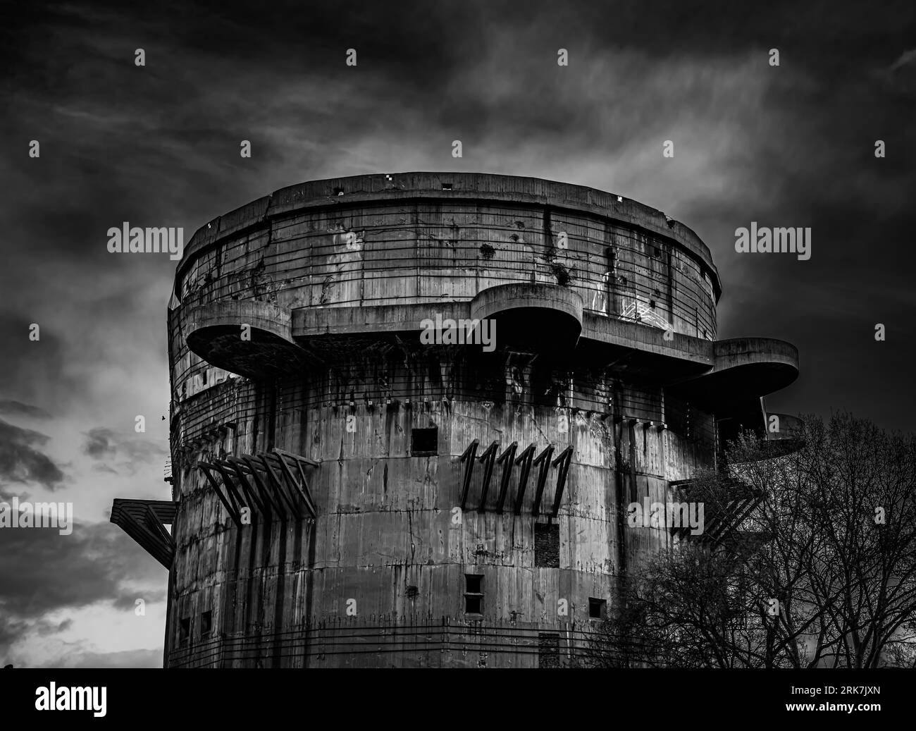 A contemporary architectural structure featuring a grand stairway ...