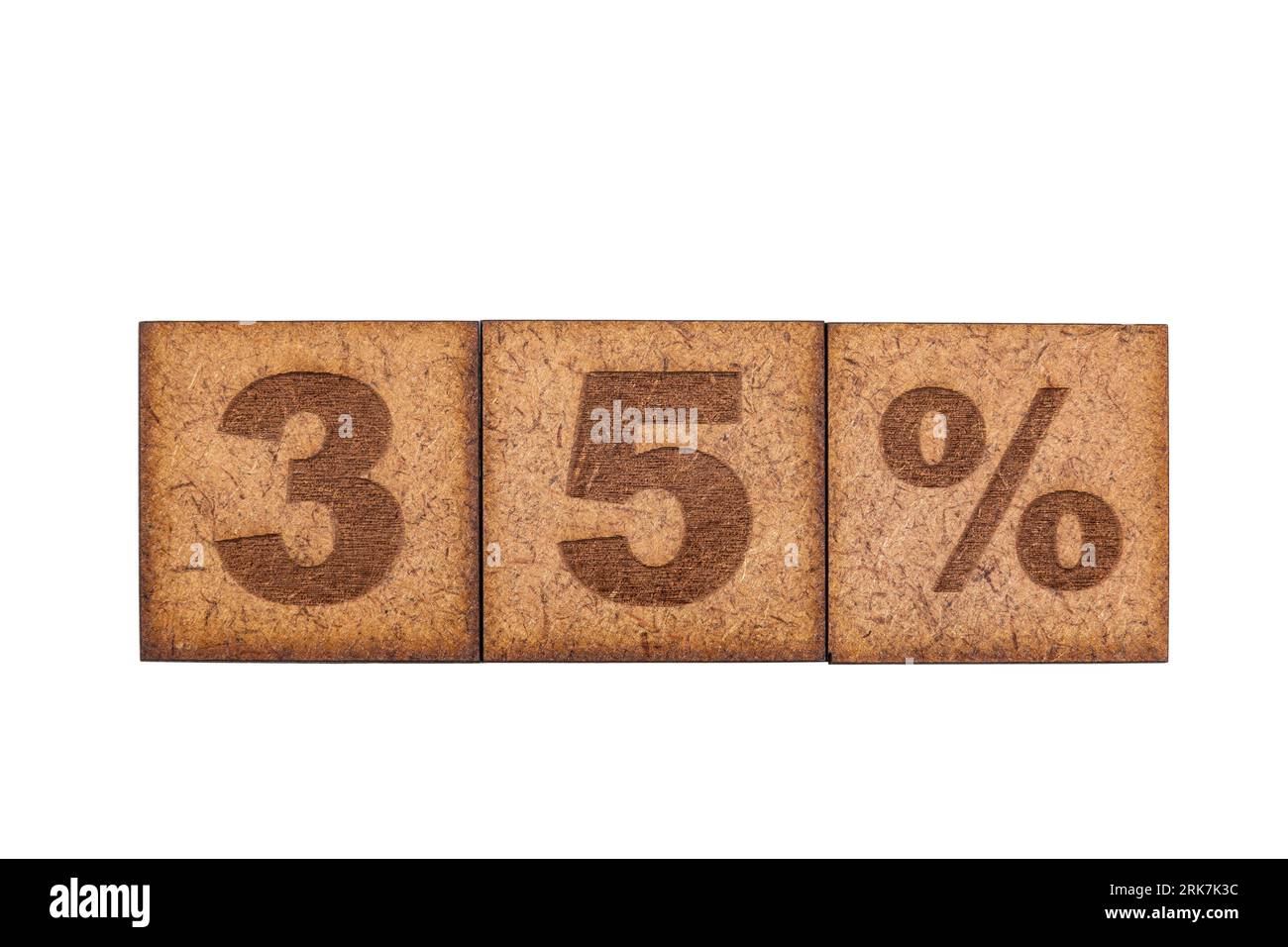 Number And Signs On Wooden Square Tiles On White Background; Number ...