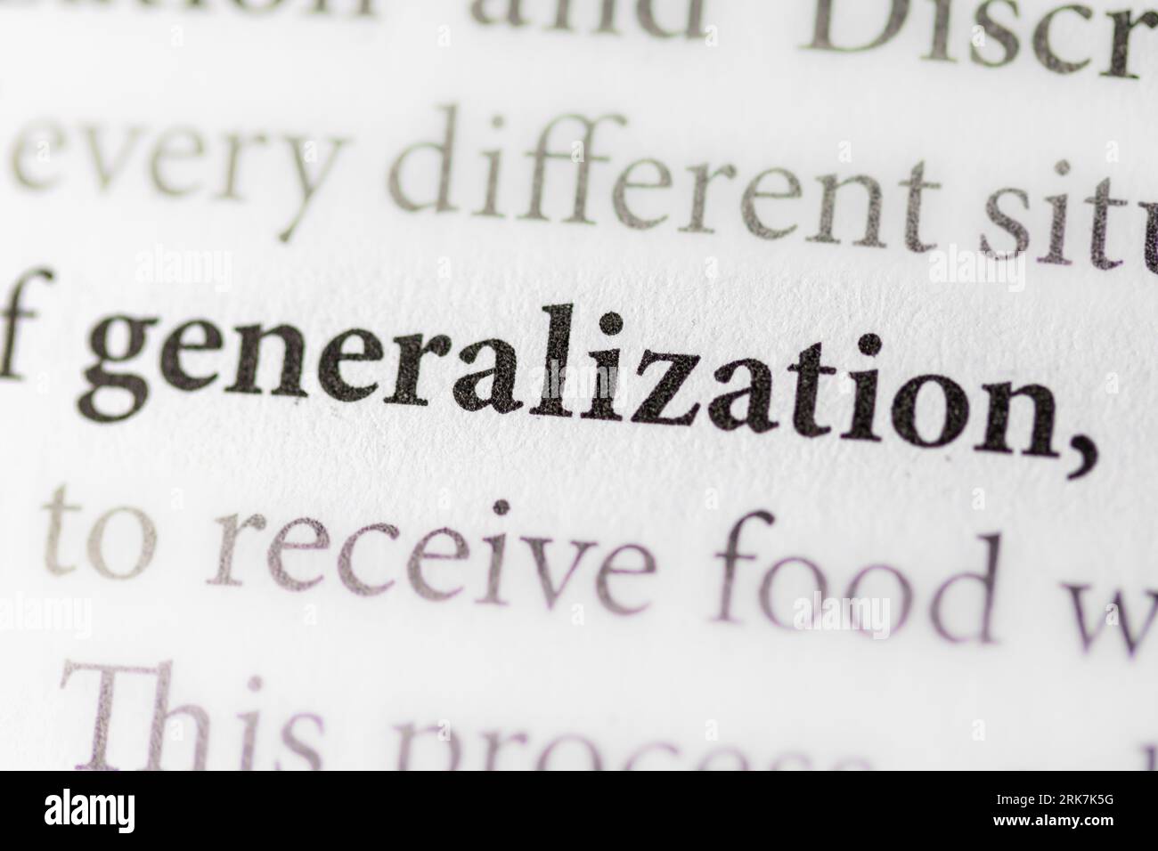 Generalization hi-res stock photography and images - Alamy