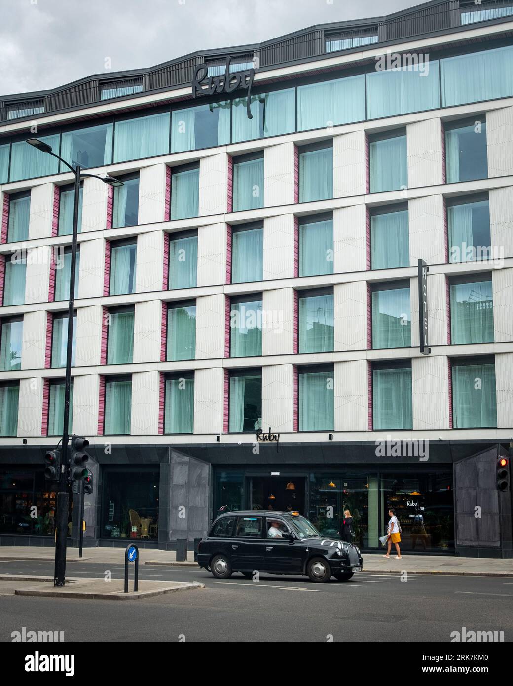 LONDON- JULY 3, 2023: Ruby Zoe Hotel and bar on Notting Hill Gate in ...