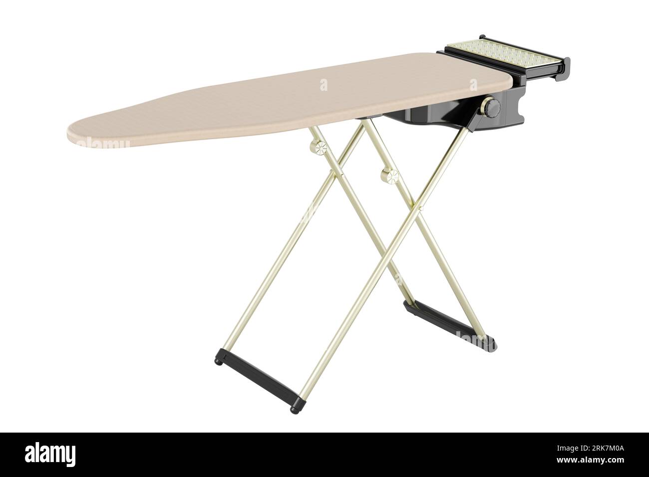 Ironing Board, closeup. 3D rendering isolated on white background Stock ...